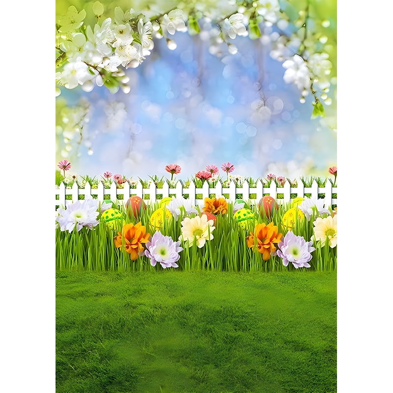 Cartoon Outdoor Scenery Photography Backdrops Props Flower Spring Fairy ...