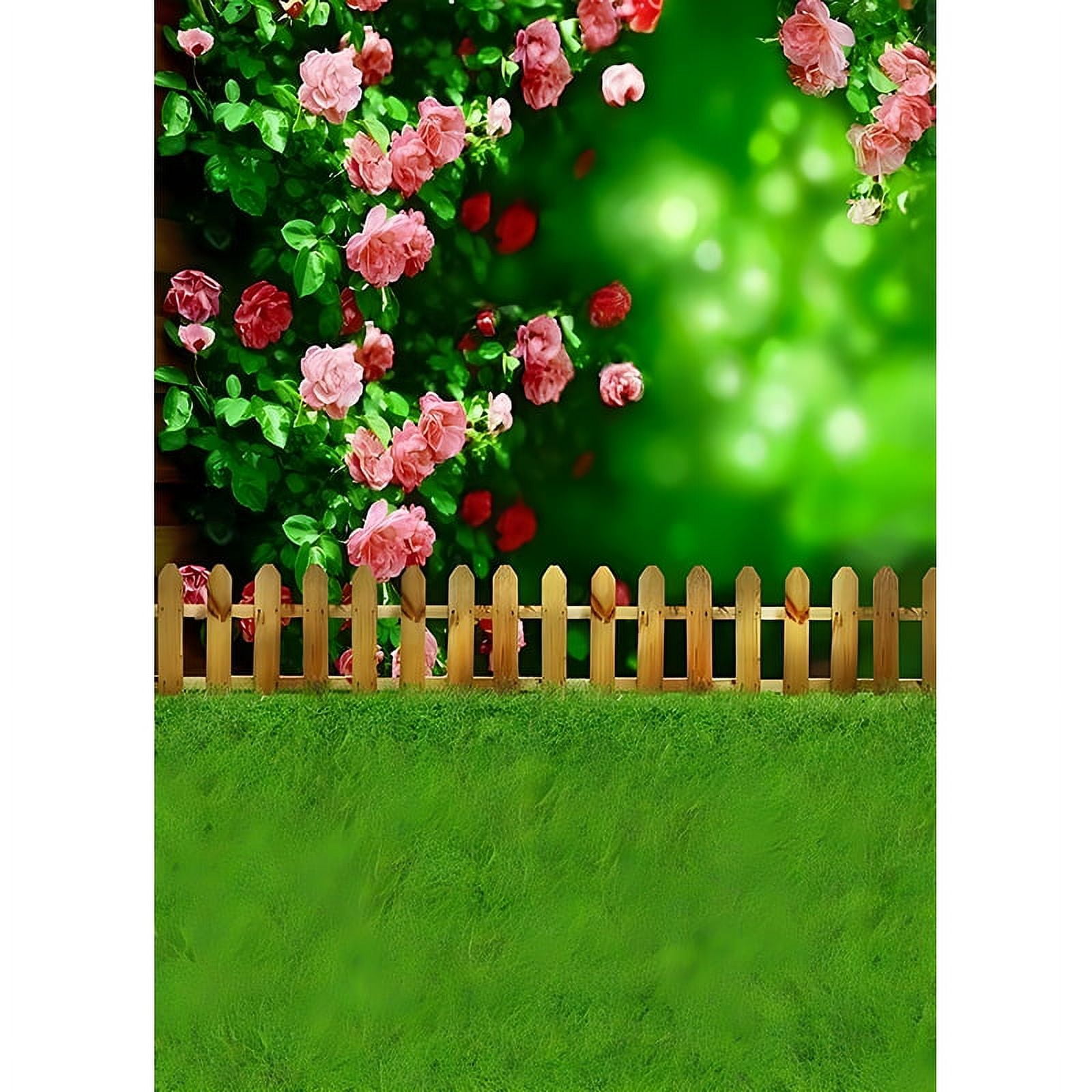 Cartoon Outdoor Scenery Photography Backdrops Props Flower Spring Fairy ...