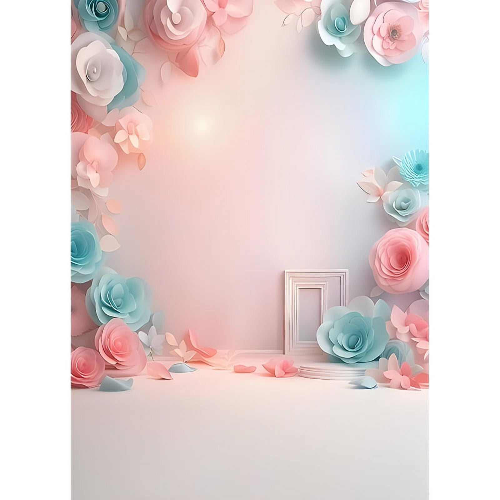 Cartoon Outdoor Scenery Photography Backdrops Props Flower Spring Fairy ...