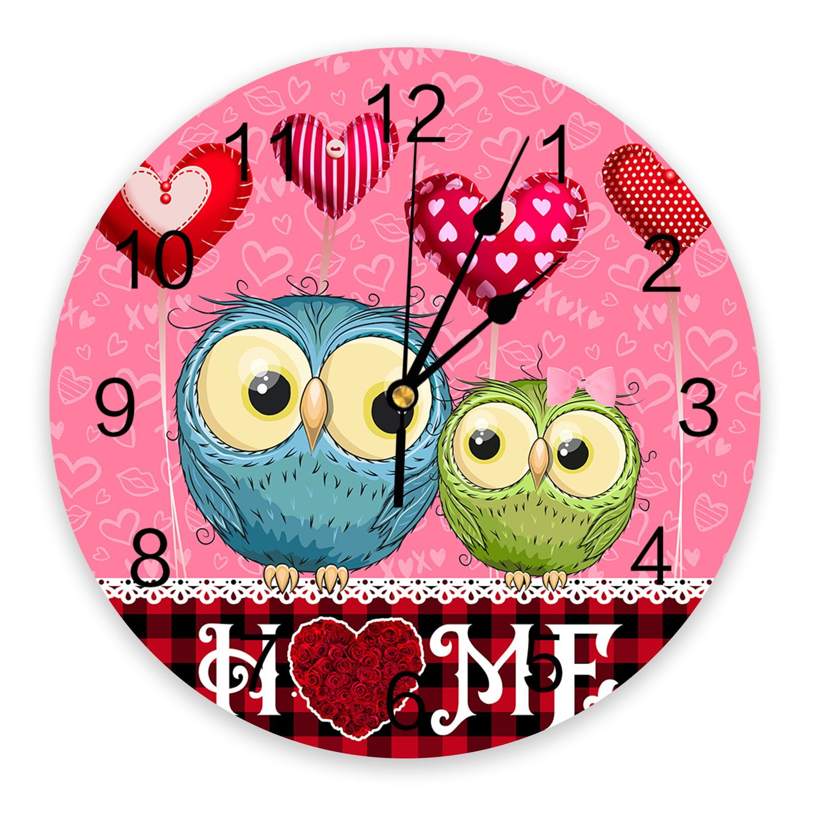 Cartoon Owl Clocks Wall Home Decoration Modern Kitchen Teen Room ...
