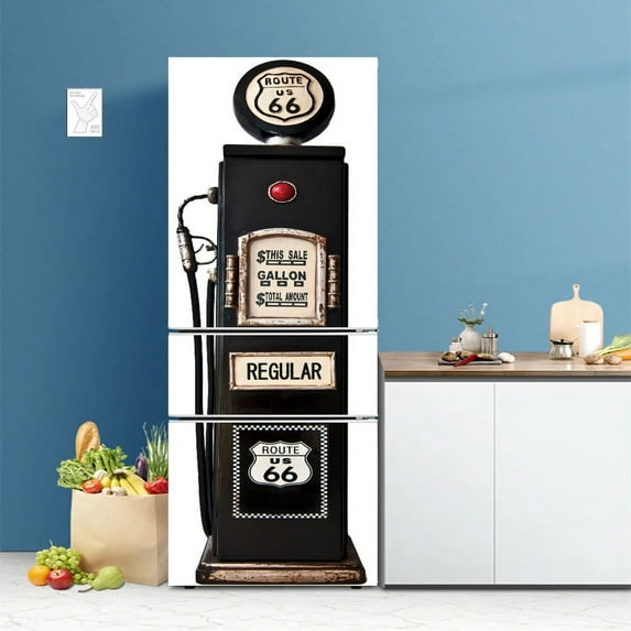 Cartoon Owl Stairs Fridge Sticker Full Door Cover Mural Modern Art ...