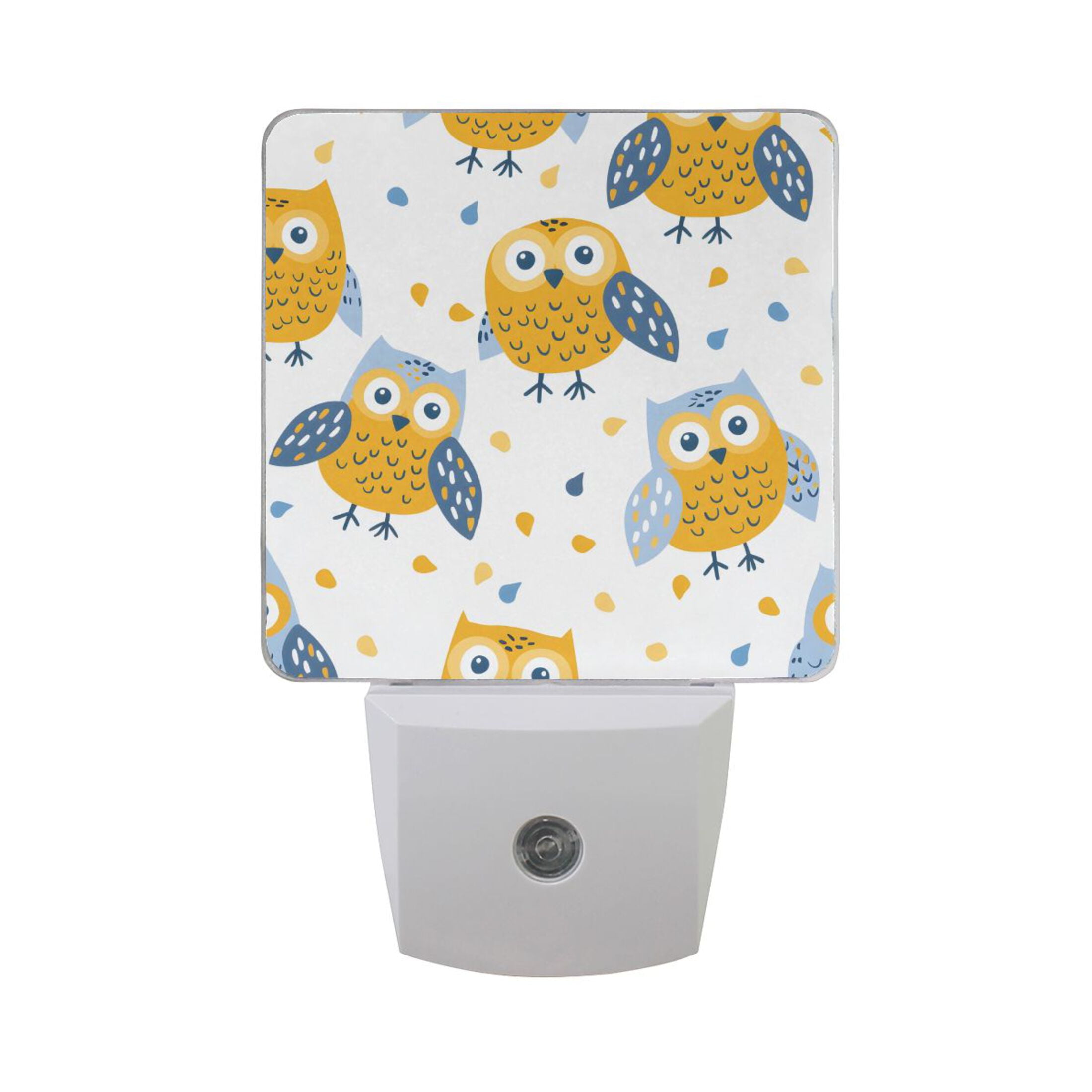 Cartoon Owls Night Light 2 Pack LED Nightlight Plug into Wall Dusk to ...
