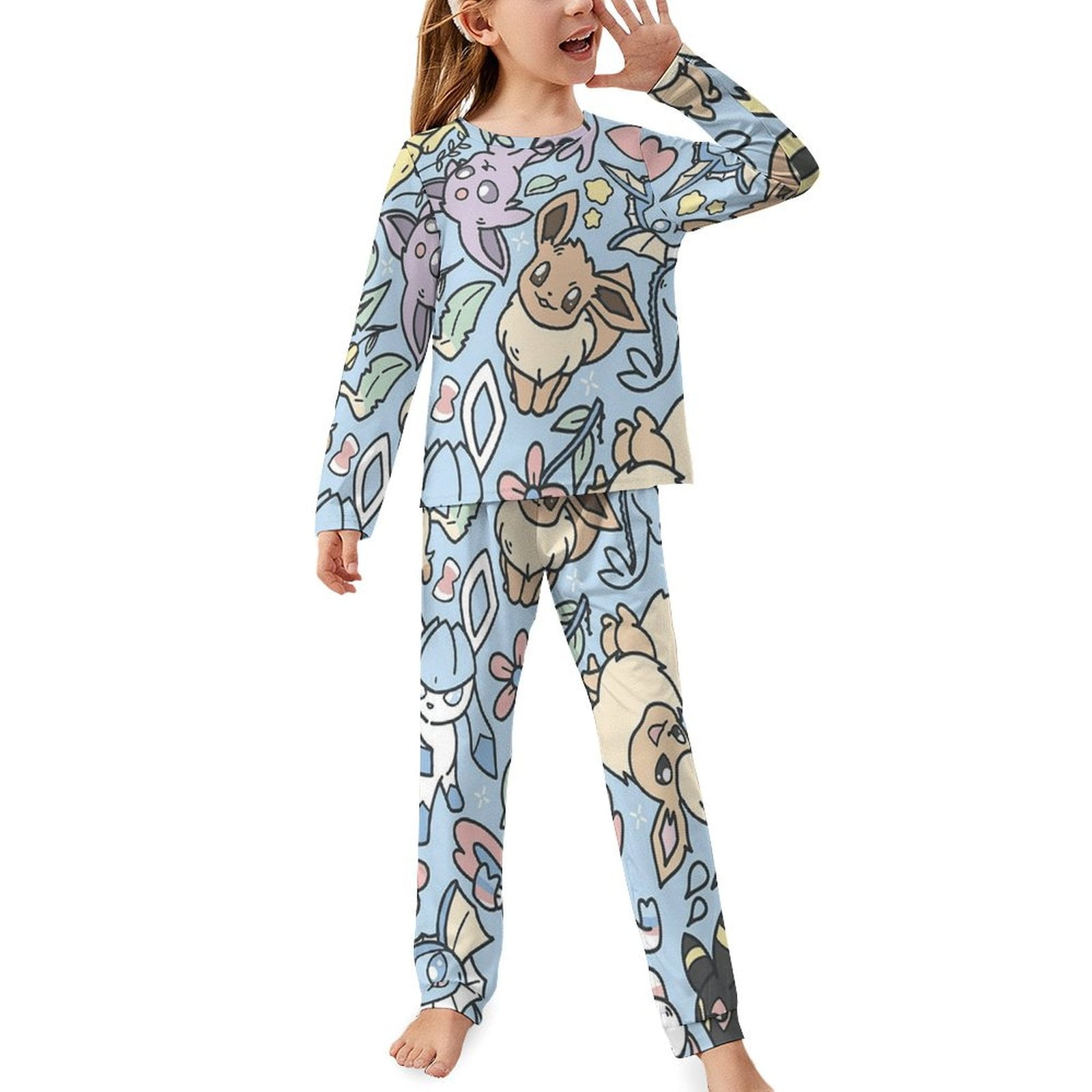Cartoon Pajamas Pokemon Sleepwear Sets Halloween Gifts Novelty Pajama ...