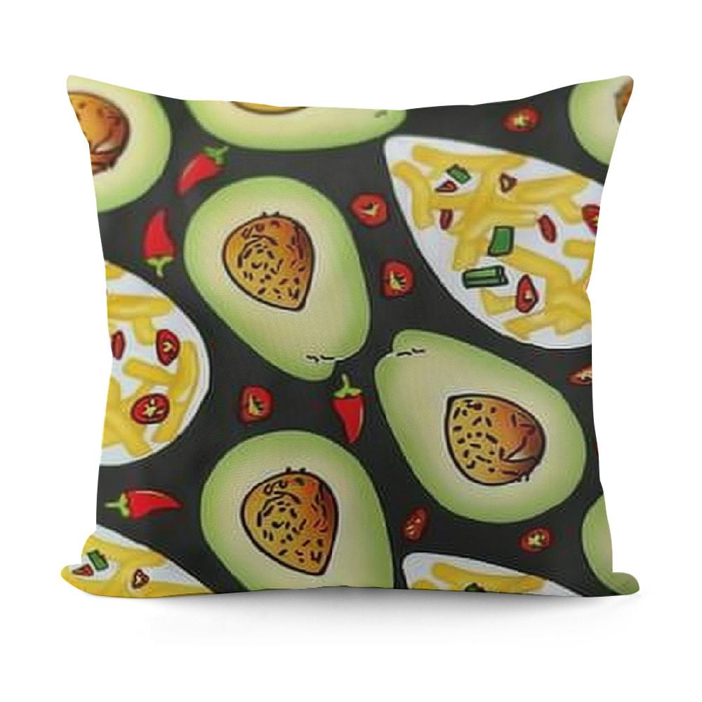 Cartoon Pancake Throw Pillow Cover for Kids Boys Girls,Fast Food Pillow ...