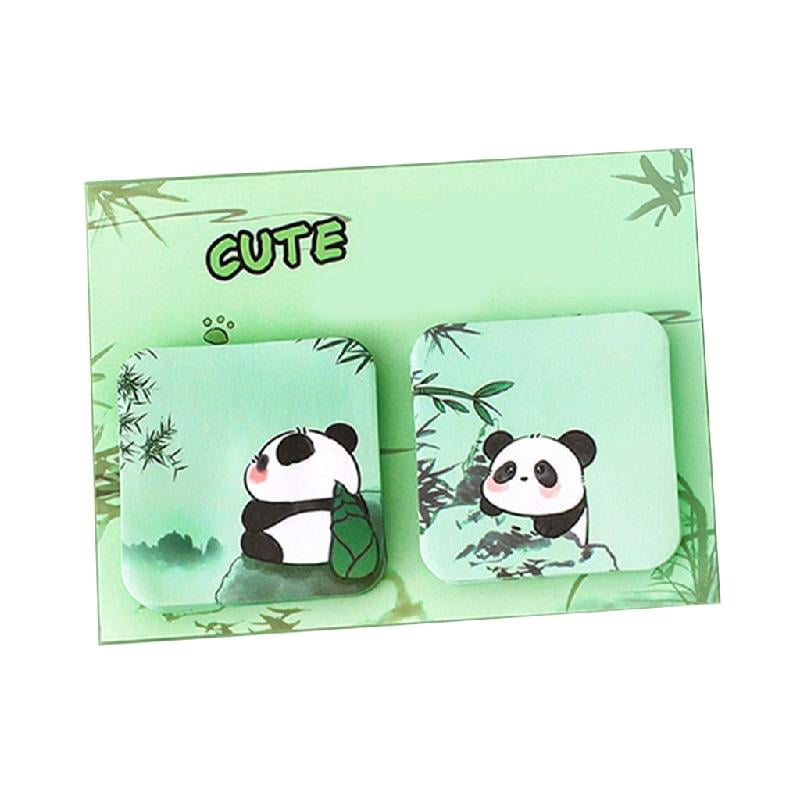 Cartoon Panda Notes 60Sheets Adheive Note Paper 50x50mm Small Notepads ...