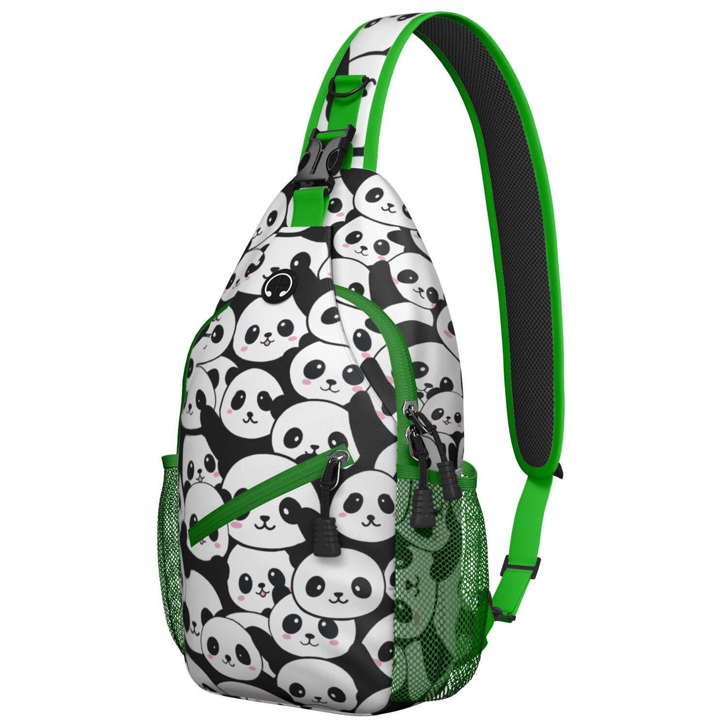 Cartoon Panda Print Shoulder Bag - Fashionable Crossbody Pack for Men ...