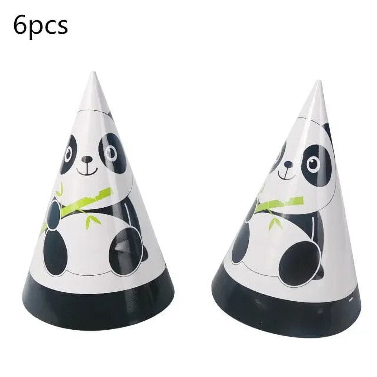 Cartoon Panda Theme Party Supply Happy Birthday Banner Napkin Panda ...