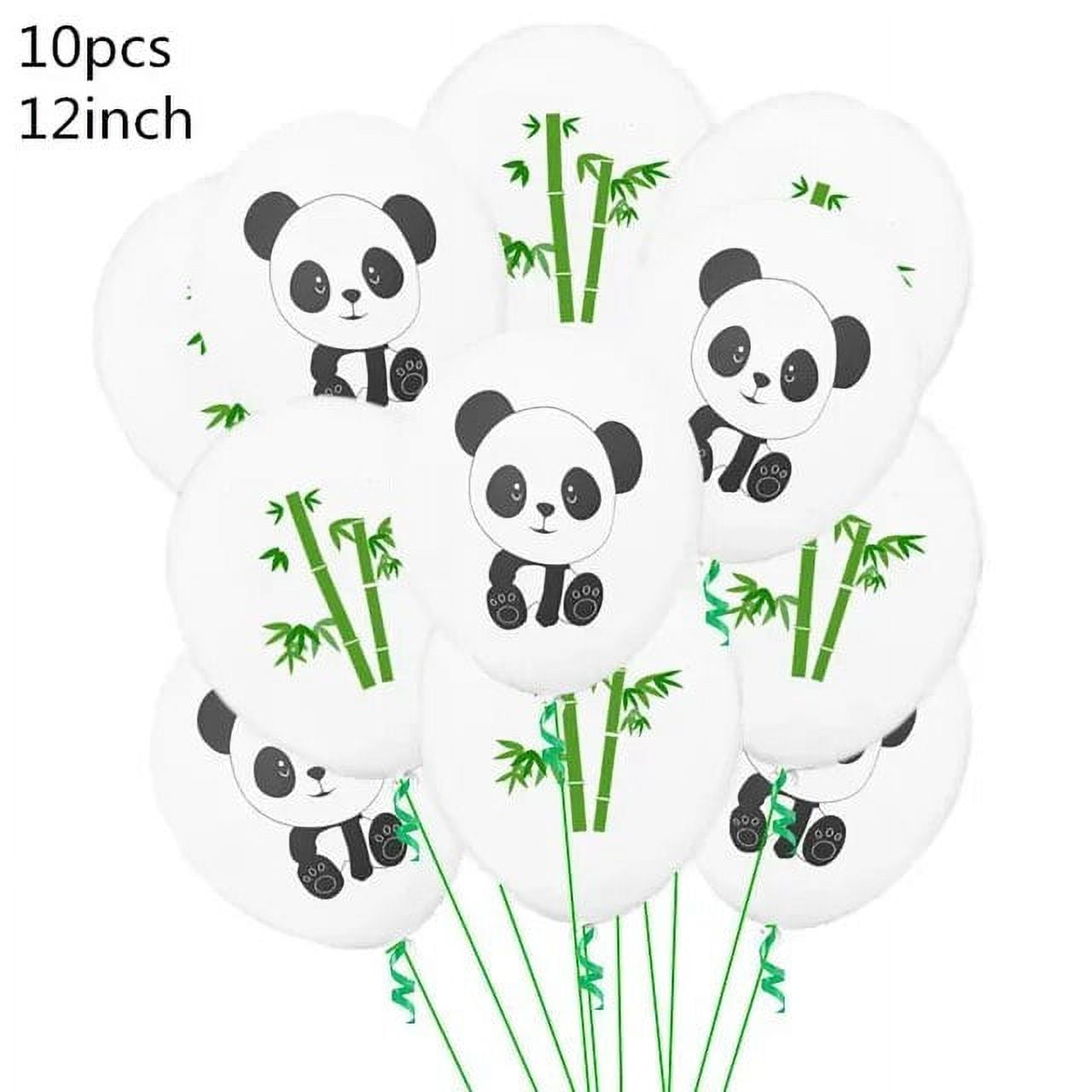 Cartoon Panda Theme Party Supply Happy Birthday Banner Napkin Panda ...