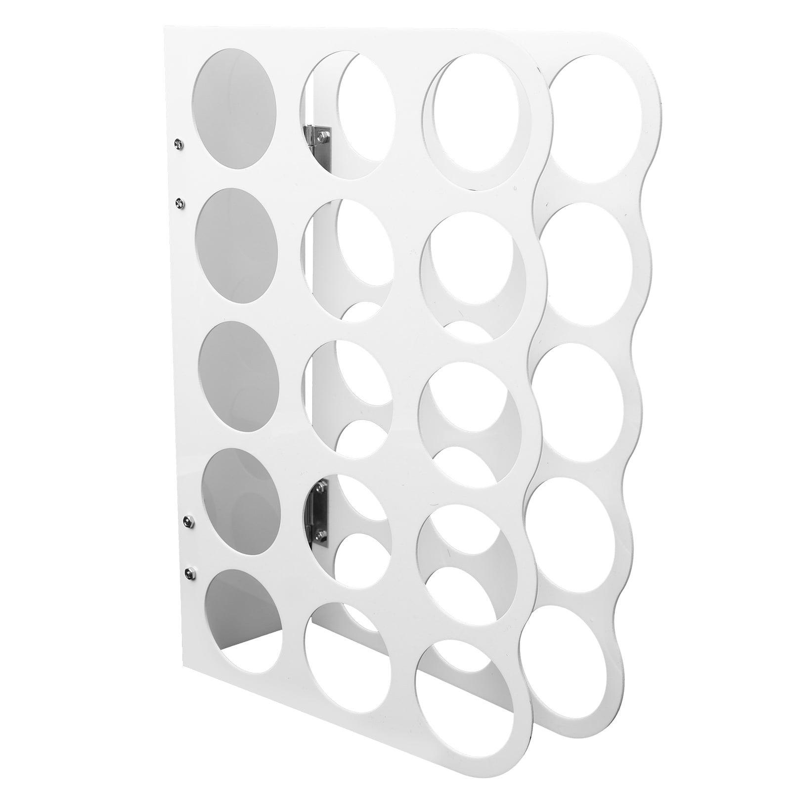 Worgeous White Roll Holder 15-Holes Storage Organizer for Craft Paper ...