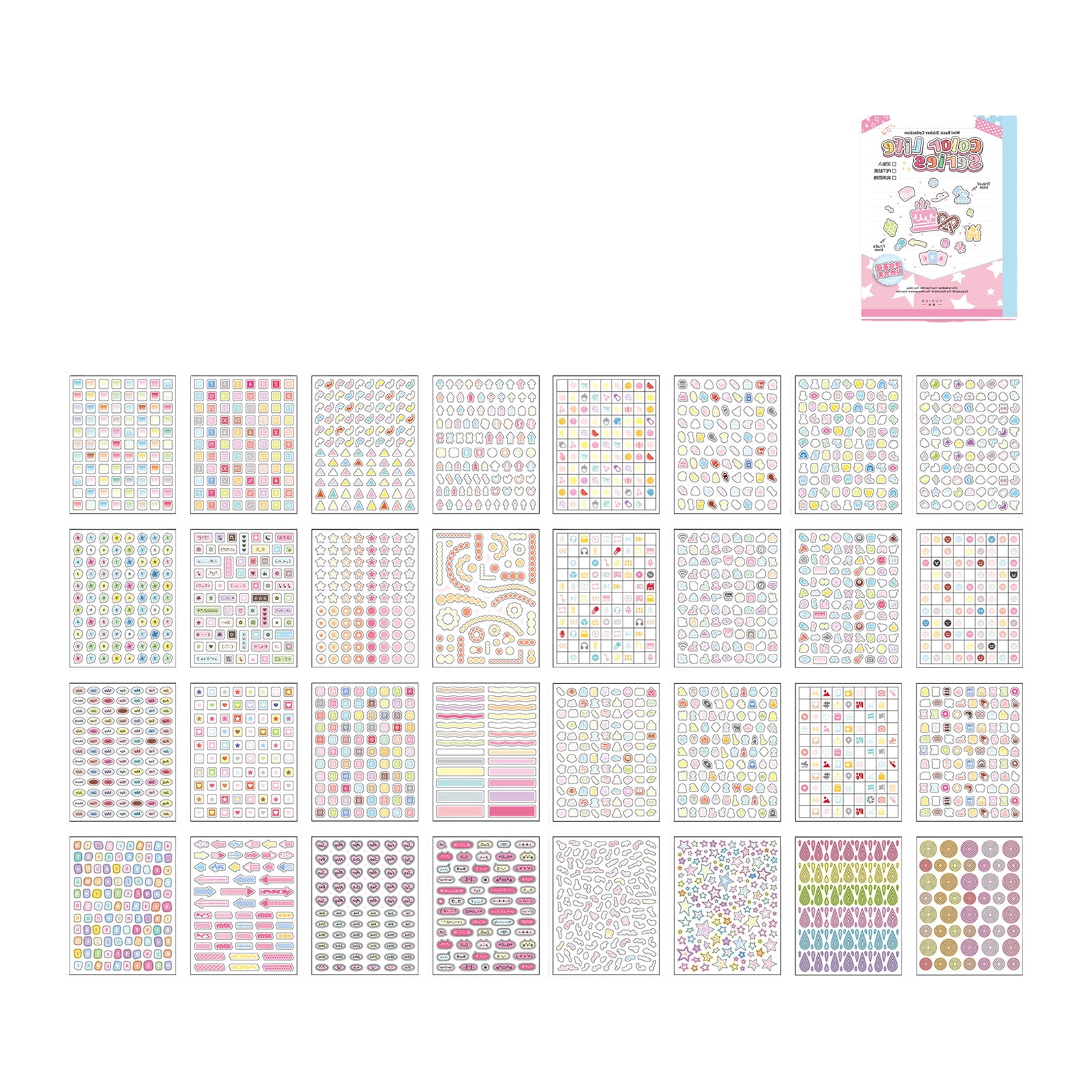 Cartoon Paper Sticker Book Scrapbooking Decorative Sticker For Journals ...