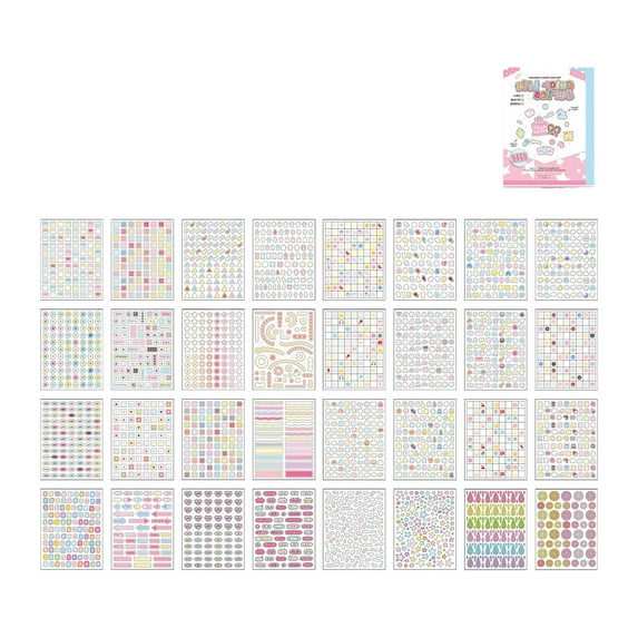 Cartoon Paper Sticker Book Scrapbooking Decorative Sticker For Journals ...
