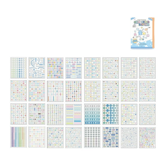 Cartoon Paper Sticker Book Scrapbooking Decorative Sticker For Journals ...