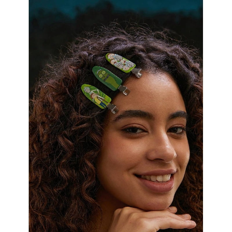 Cartoon Pattern Crease-Free Hair Clips, These Hair Clips Leave No Marks ...