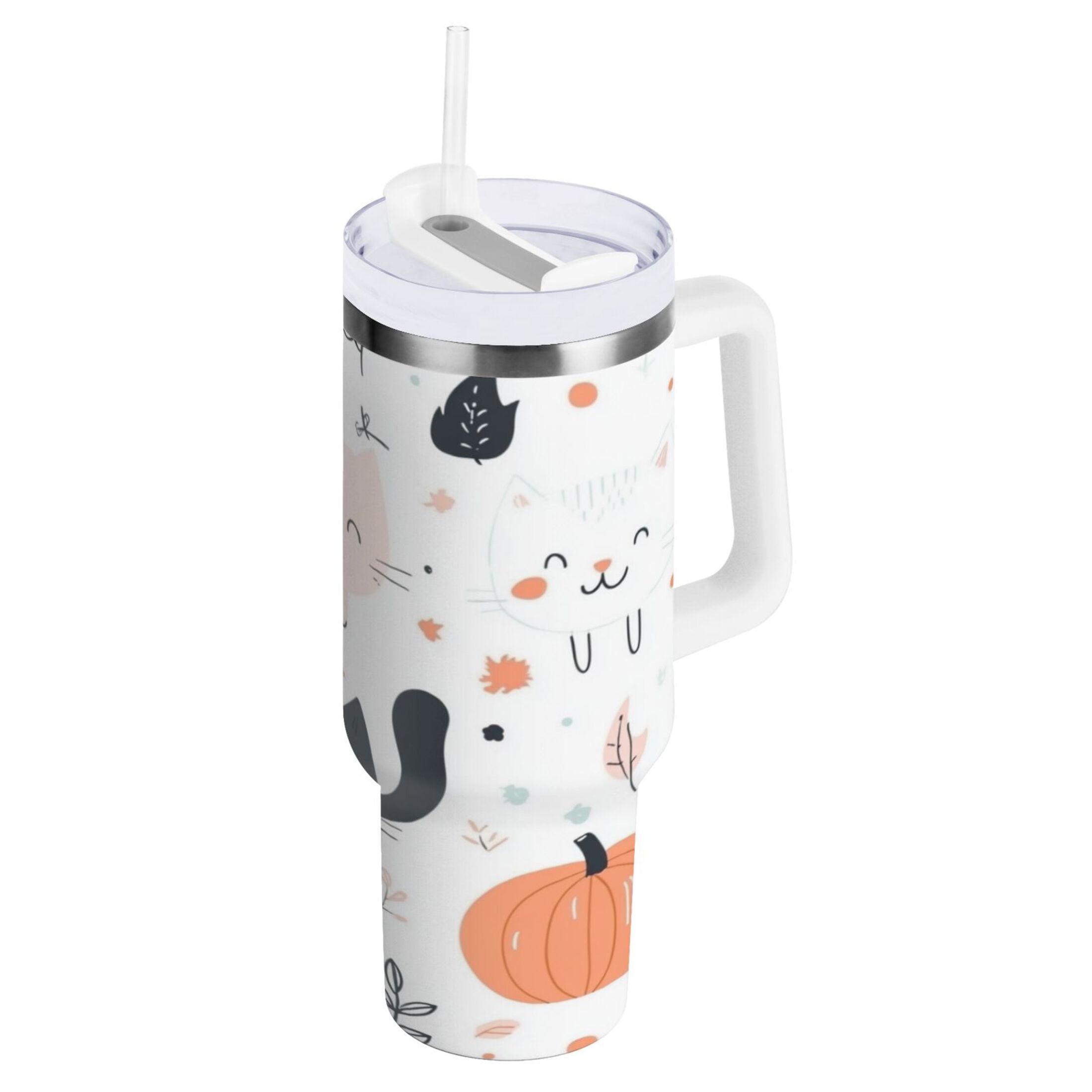 Cartoon Pattern Design Water Bottles 30oz Insulated Tumblers Double ...