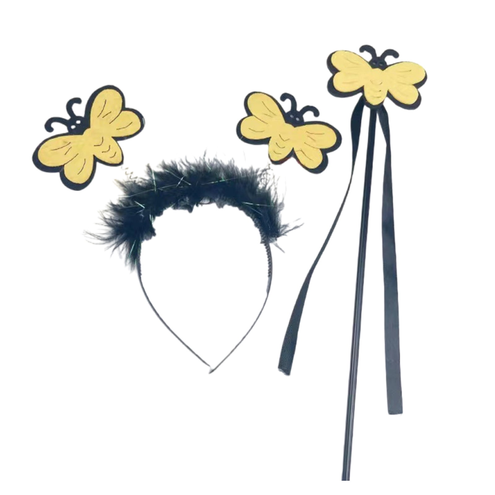 Cartoon Pattern Headbands Face Makeup Headwear Plush Party Headdress ...