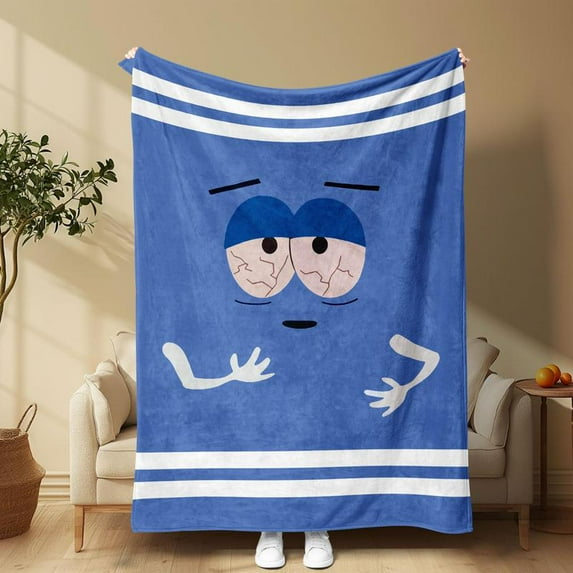 Cartoon Pattern Soft Blanket, 1/2 Counts Casual Soft Throw Blanket, Air ...