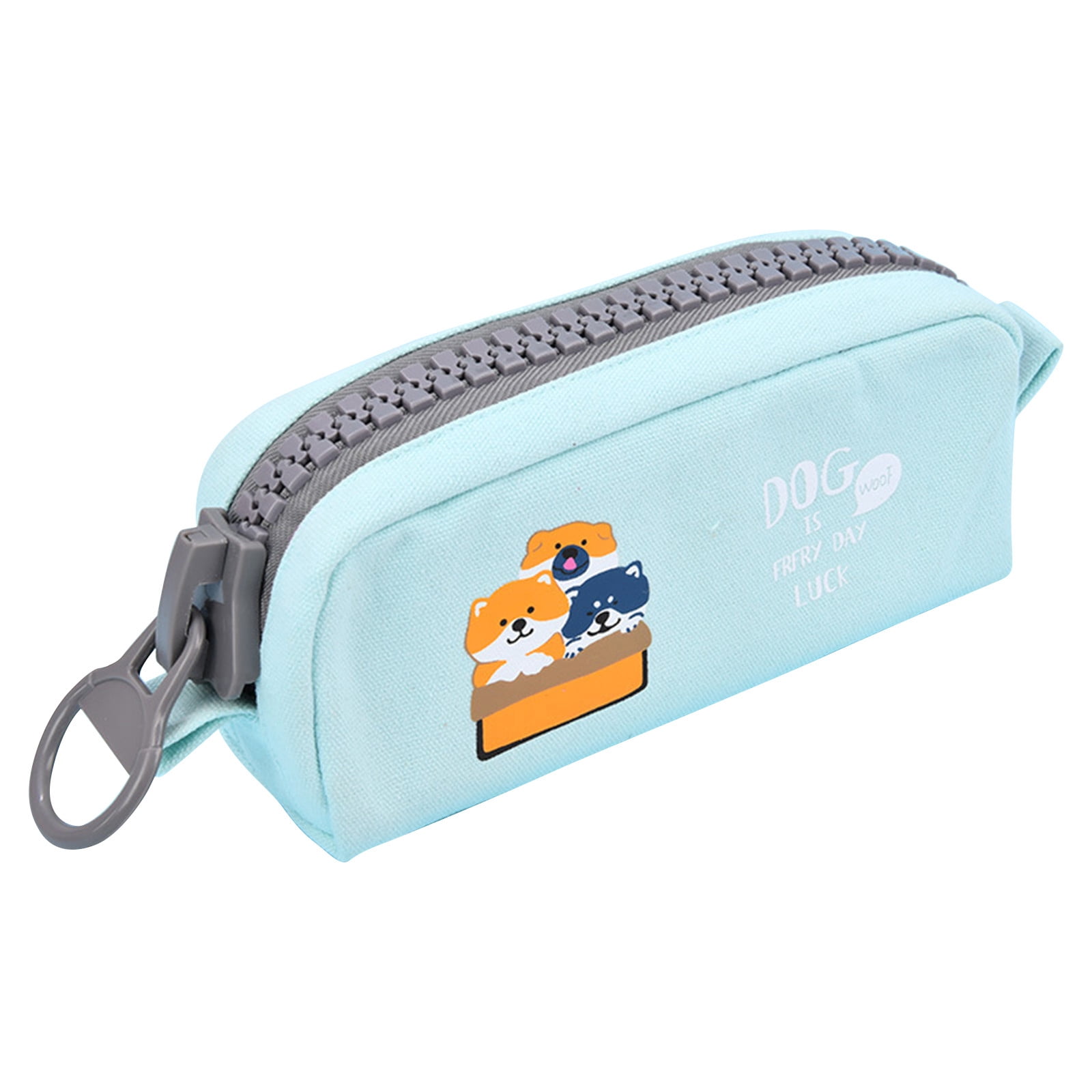 Cartoon Pencil Bag Brush Wrap Holder Pencil Case Cosmetic Makeup Coin ...