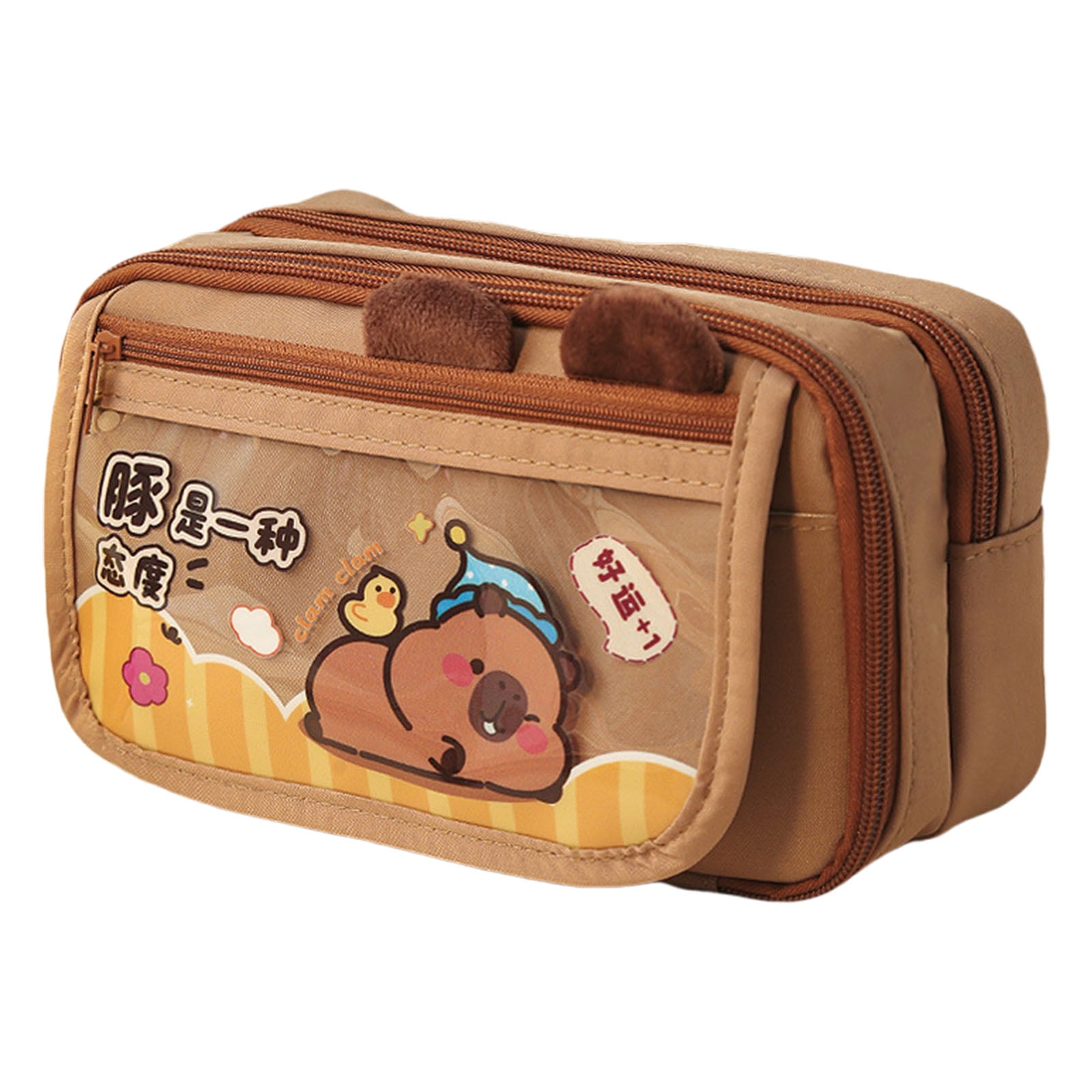 Cartoon Pencil Case Aesthetic Pen Bag Lovely Pencil Holder Large ...