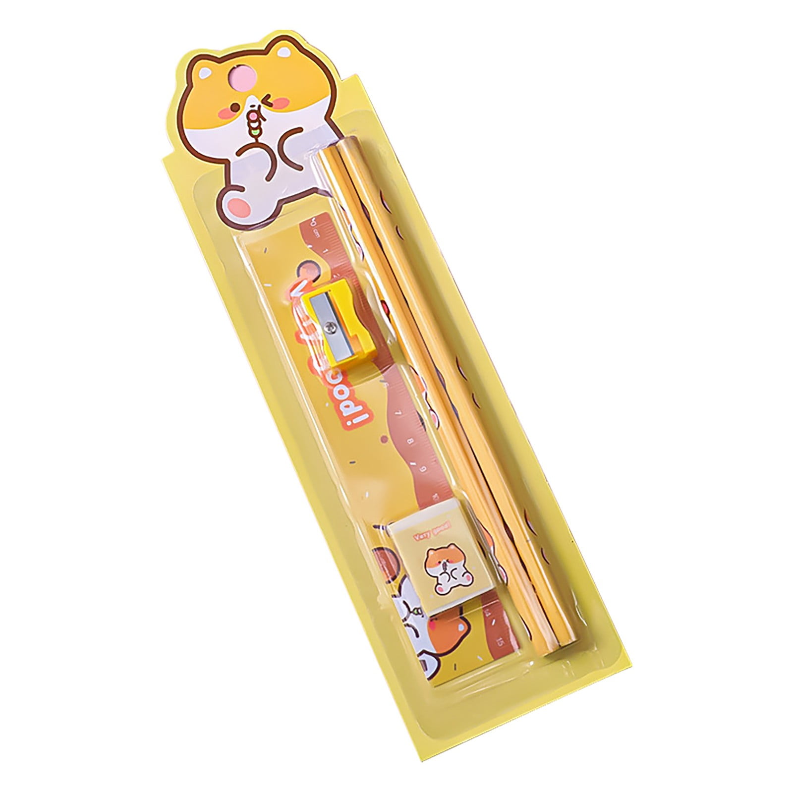 Cartoon Pencil Set Today'S Deals, Aimilo 5In1 Pensil Set Alat Tulis ...