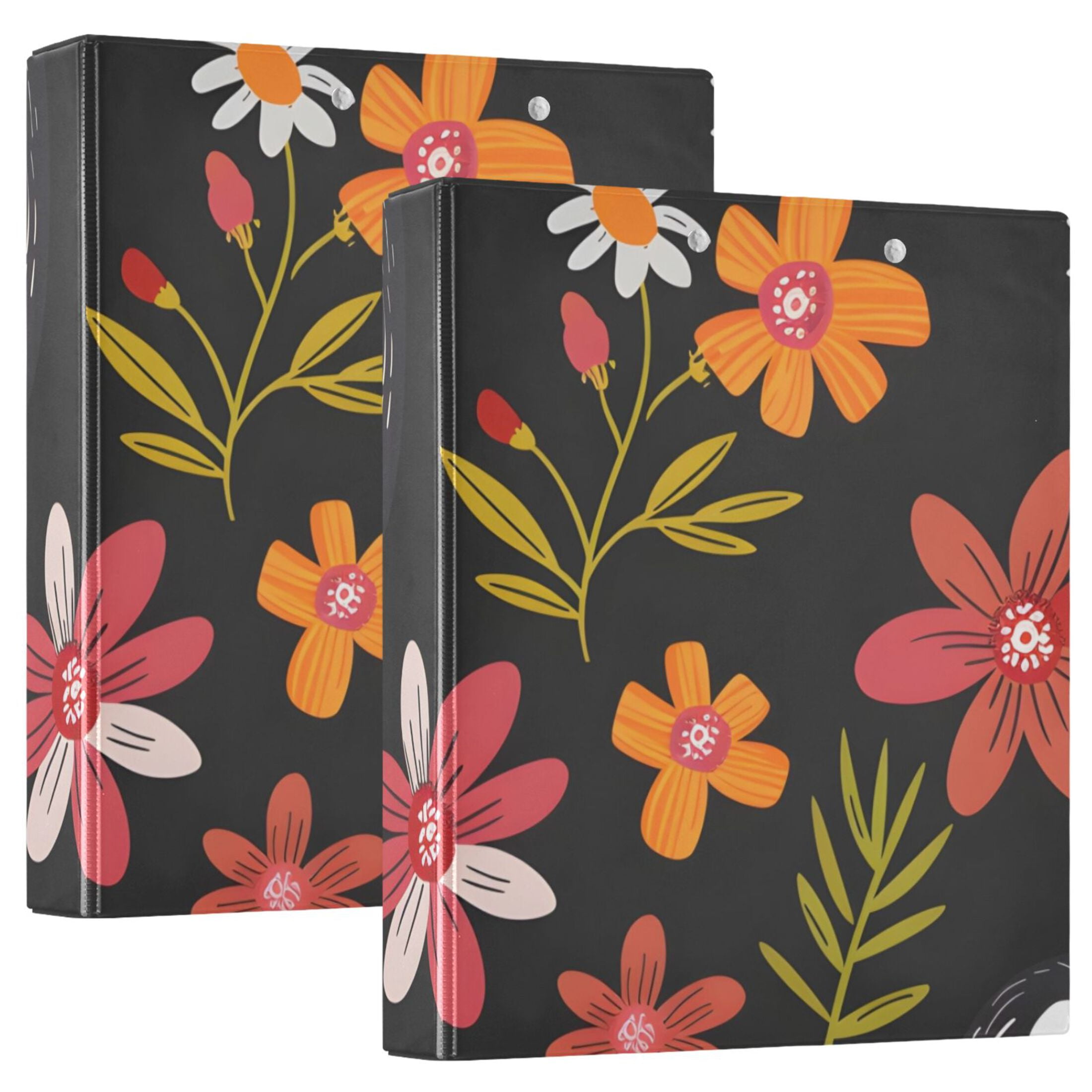 Cartoon Penguin 3 Ring Binders 1.5 inch Hardcover File Folders with ...