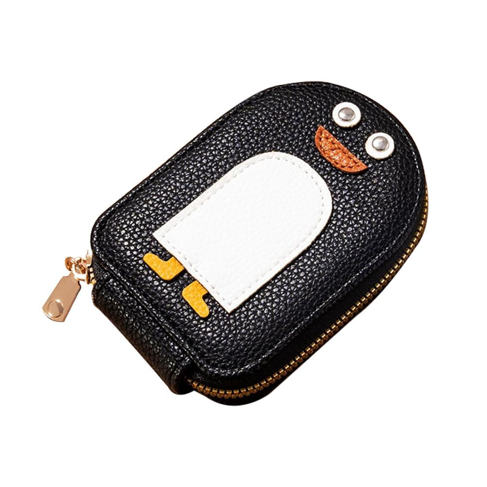 Cartoon Penguin-Styled PU Leather Business Card Holder and Coin Purse ...