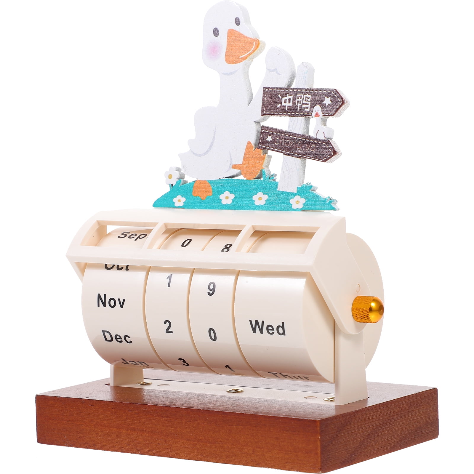 Cartoon Perpetual Calendar Cartoon Wheeling Calendar Household Tabletop ...