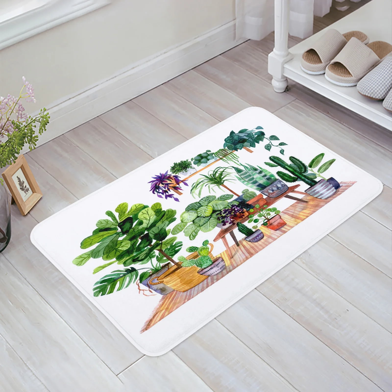Cartoon Pet Dog Doormat Mat Bathroom Anti-Slip Kitchen Carpet Bedroom ...