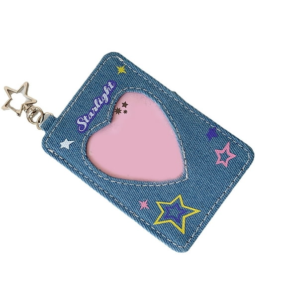 Cartoon Photocard Holder with Keychain Photo Card Holder Protector ...