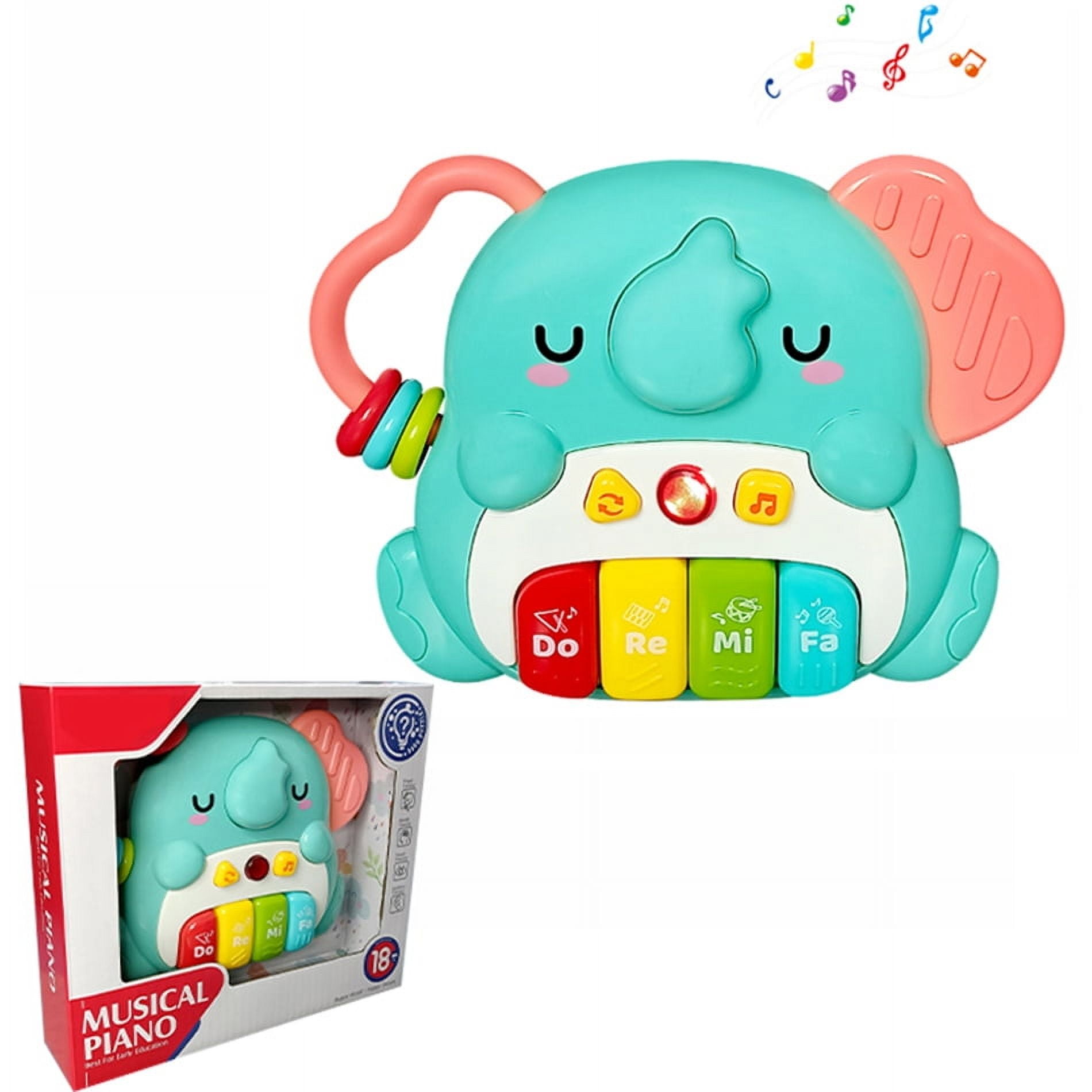 Cartoon Piano Keyboard Game with Animal Sounds Flashing Light Music ...