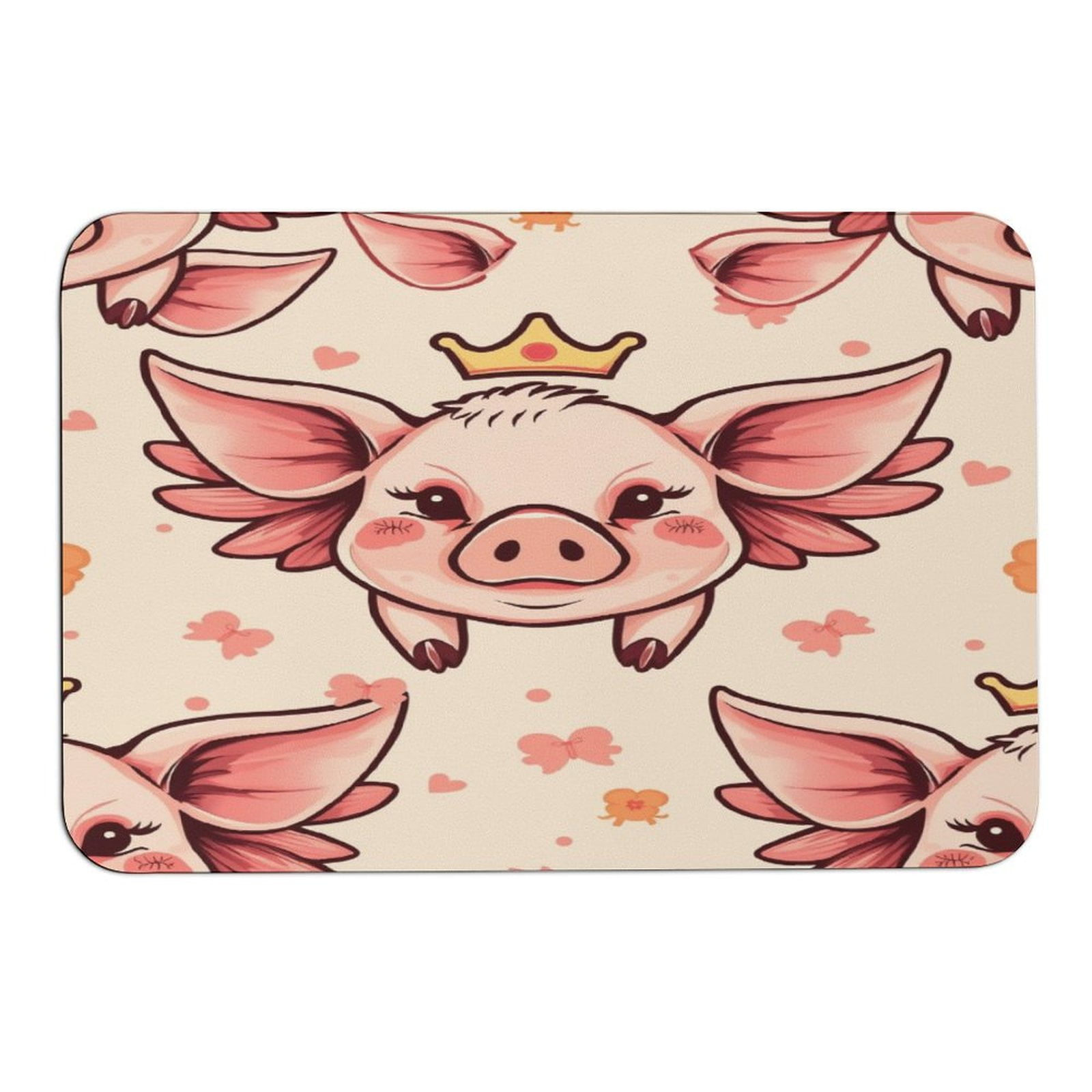 Cartoon Pig Kitchen Floor Mat Living Room Decor Carpet Home Hallway ...