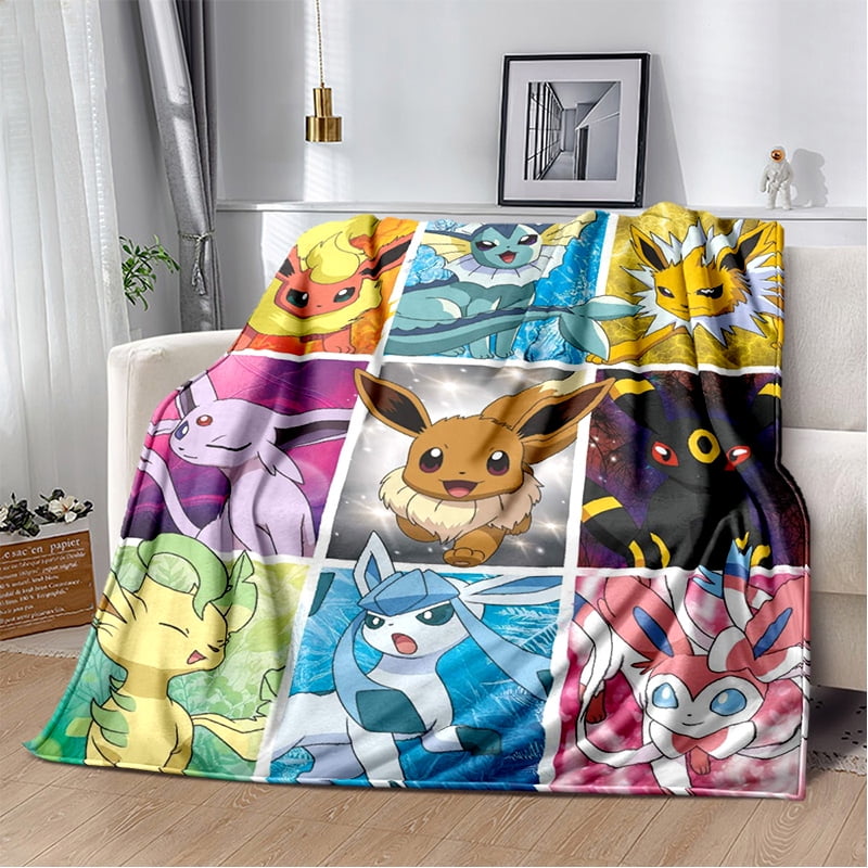 Cartoon Pikachu Pokemon Monster HD Soft Plush Blanket,Flannel Blanket ...