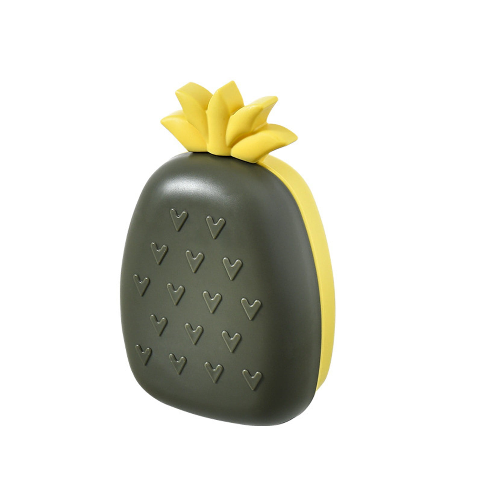 Cartoon Pineapple Soap Box with Lid - Travel-Friendly Drain Water ...