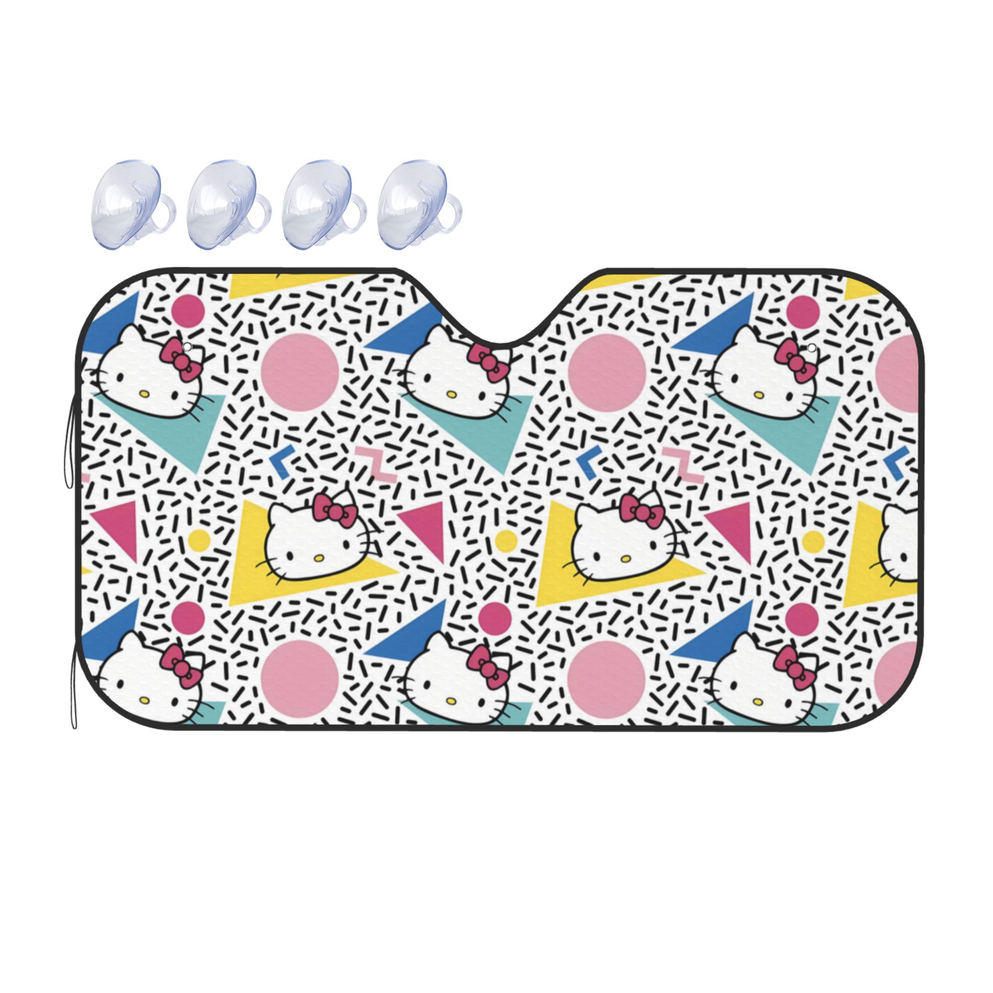 Cartoon Pink Hello Kitty(120) Car Windshield Sunshade UV Protector ...