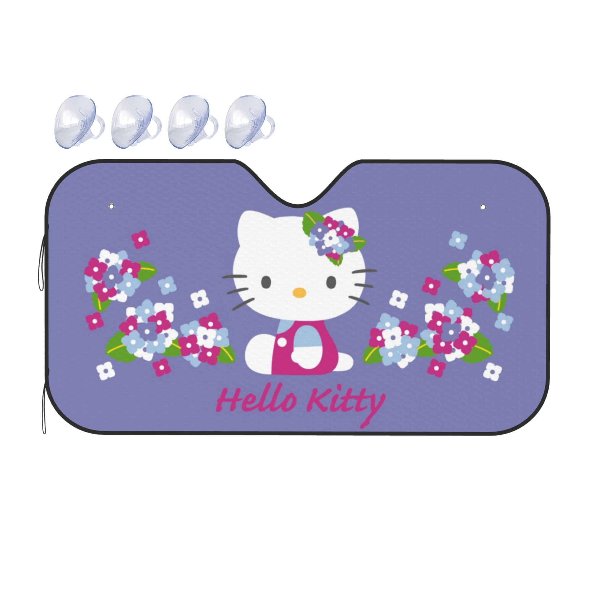 Cartoon Pink Hello Kitty(15) Car Windshield Sunshade UV Protector ...