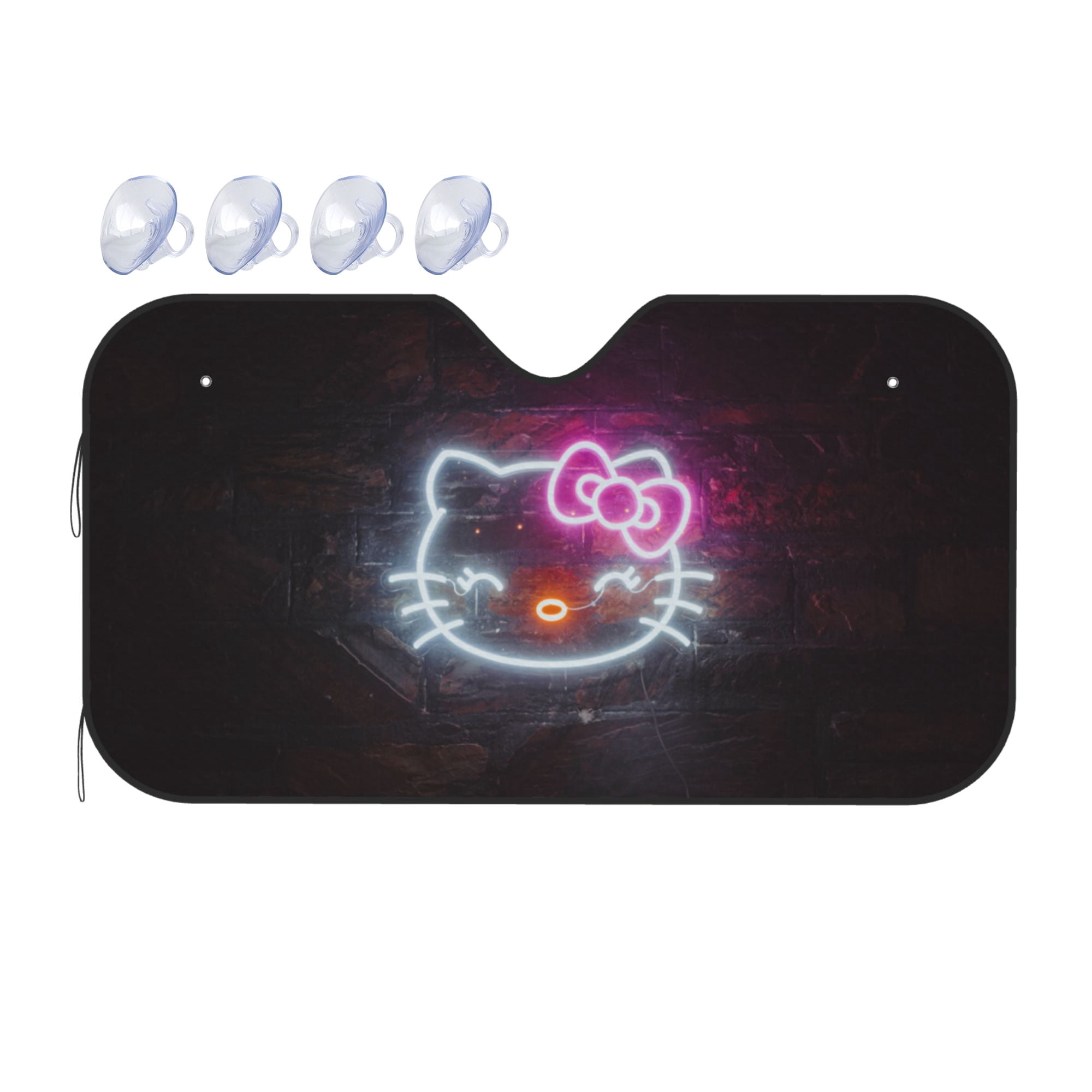 Cartoon Pink Hello Kitty(32) Car Windshield Sunshade UV Protector ...