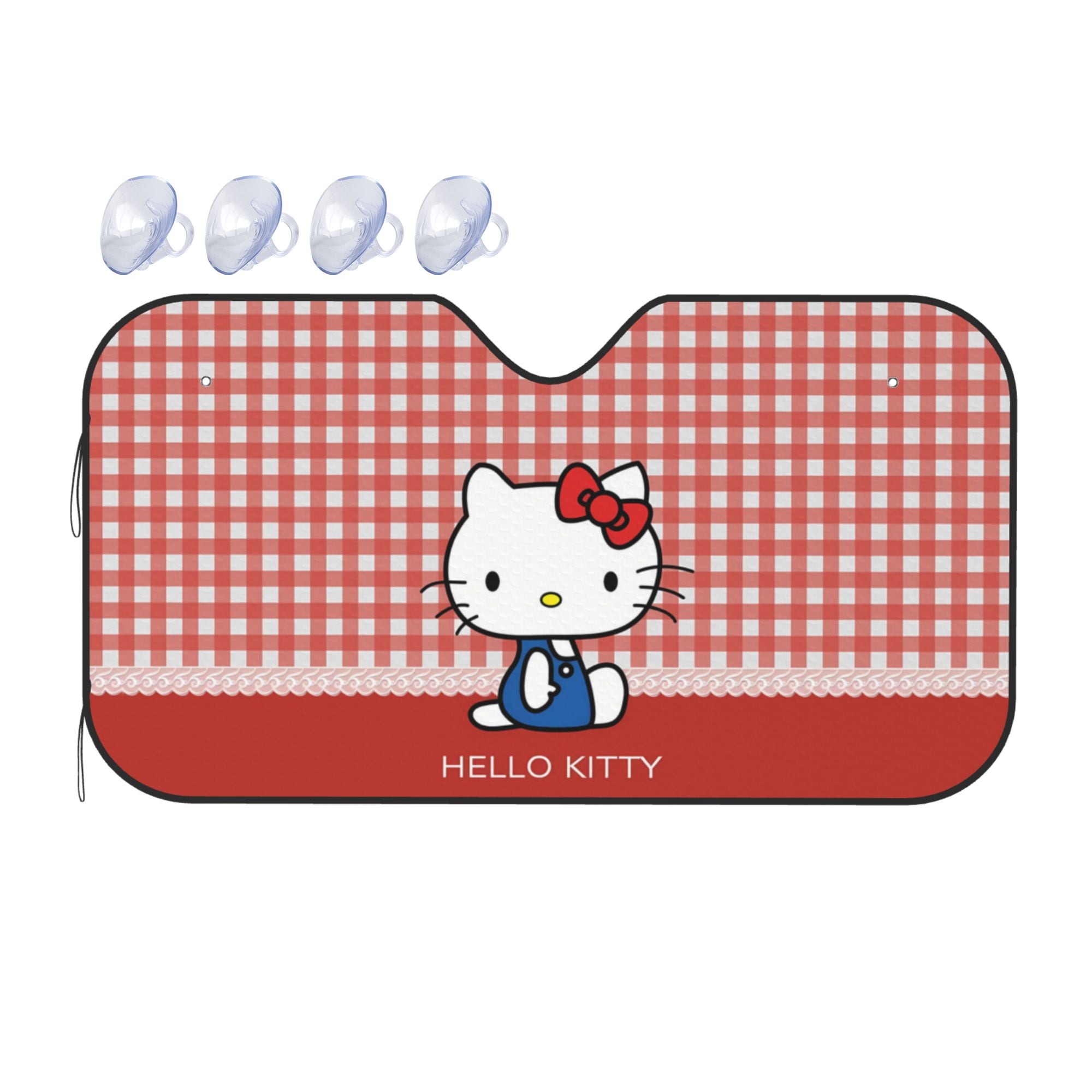 Cartoon Pink Hello Kitty(5) Car Windshield Sunshade UV Protector ...