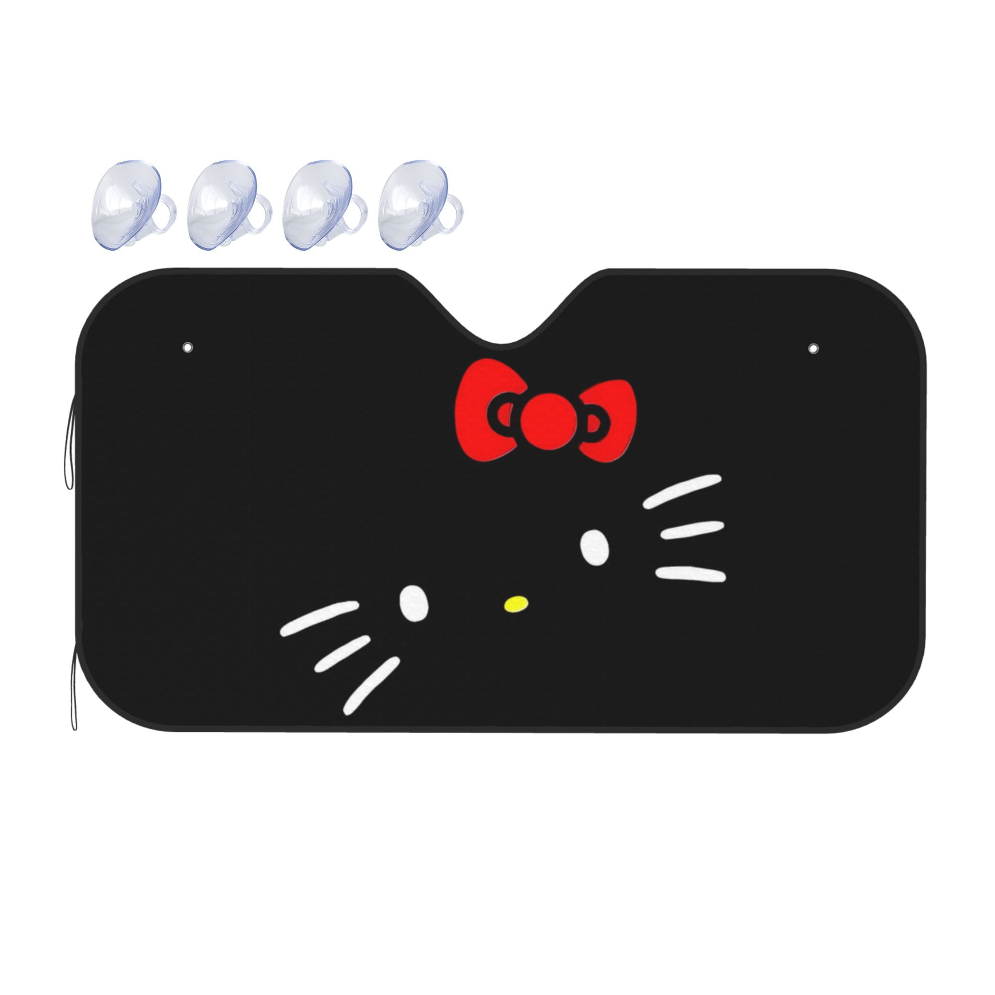 Cartoon Pink Hello Kitty(88) Car Windshield Sunshade UV Protector Parasol Auto Front Window ...