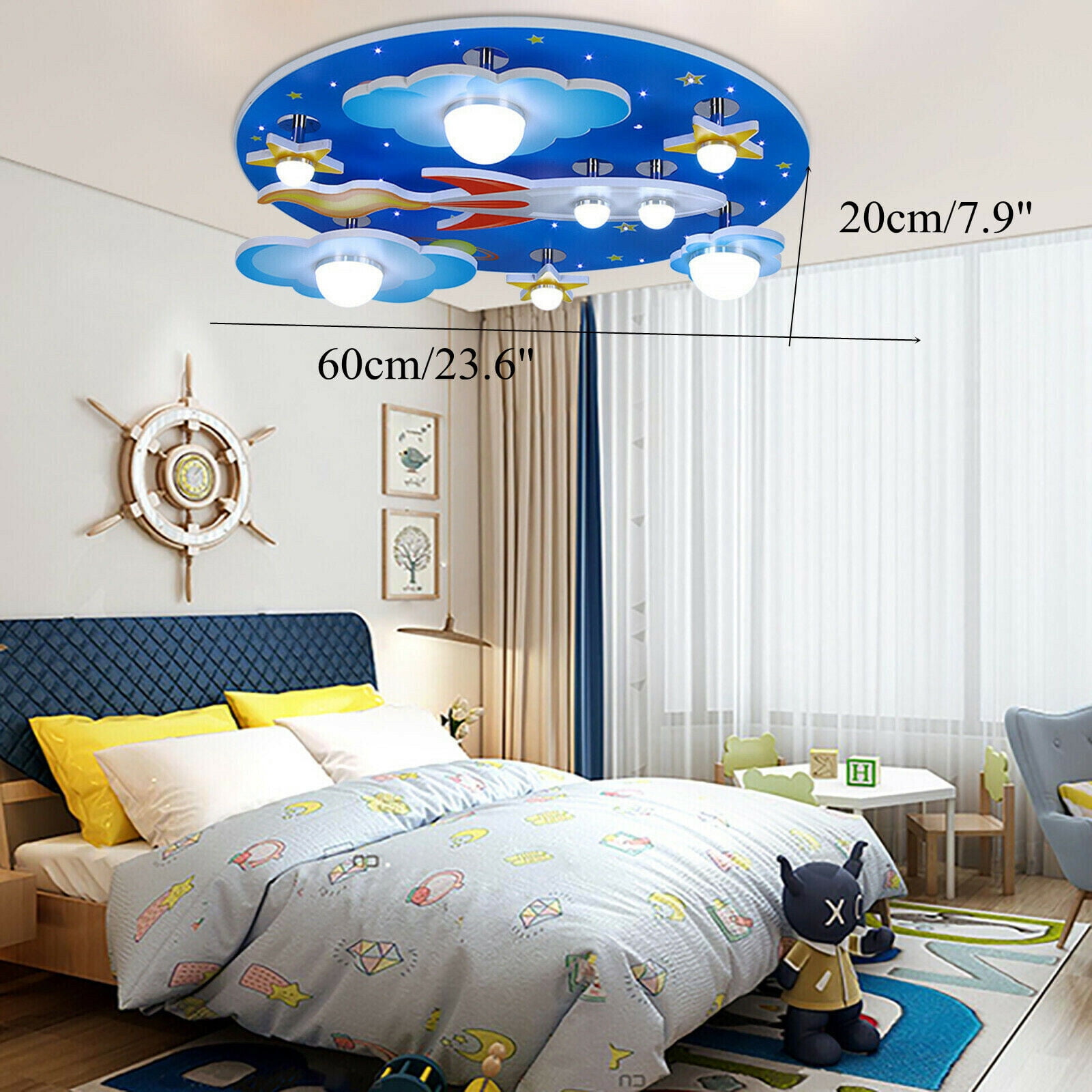 Cartoon Plane Ceiling Light Product Line, 60 x 20 cm Assembly Product ...