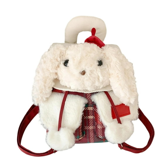 Cartoon Plush Backpack, Cute Animal Doll Bag, A Stylish Backpack For ...