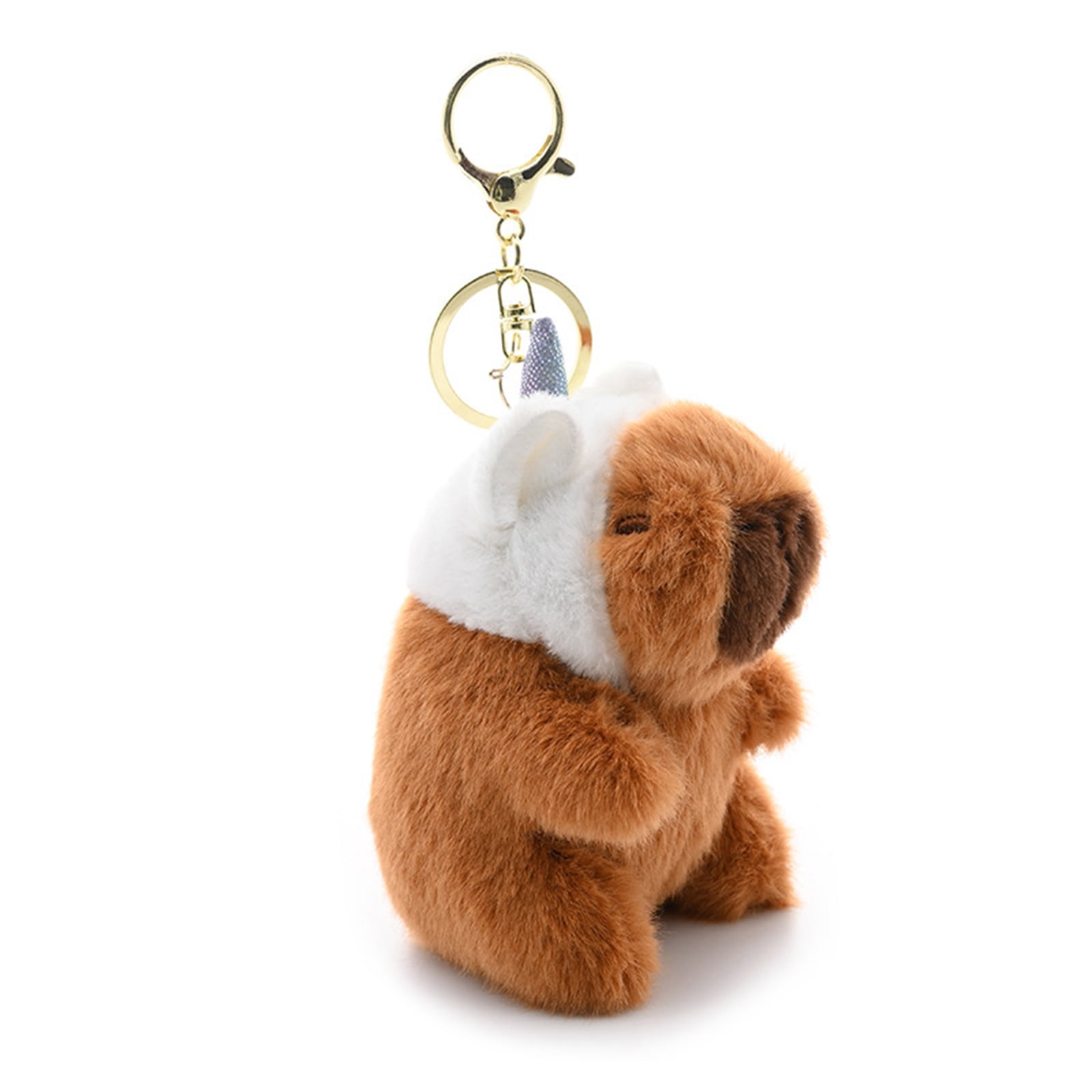 Cartoon Plush Capybara Keyring Lovely Plush Key Chain Pendant Children ...