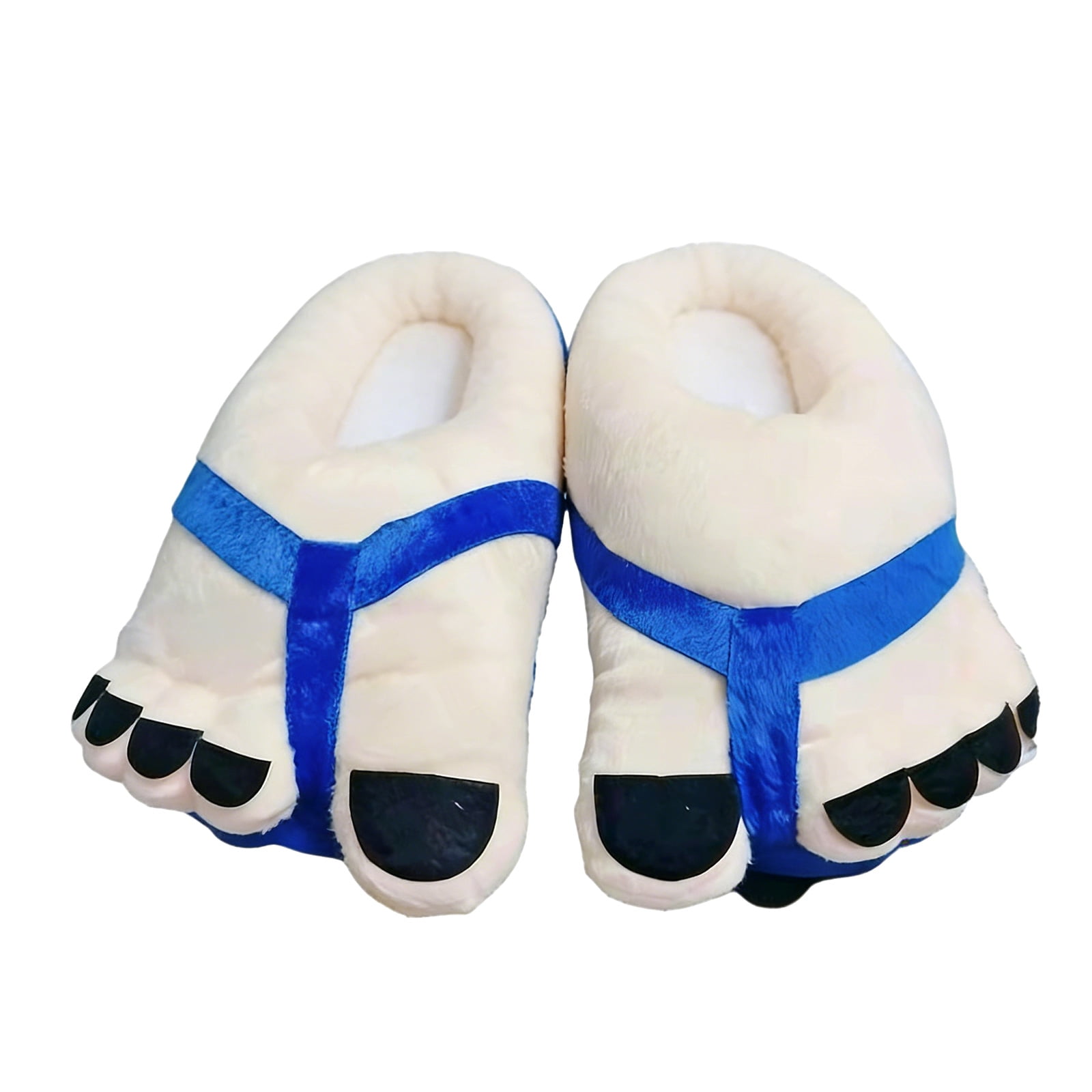 Cartoon Plush Fuzzy Slippers Friendly Safe Home Slippers Perfect for ...