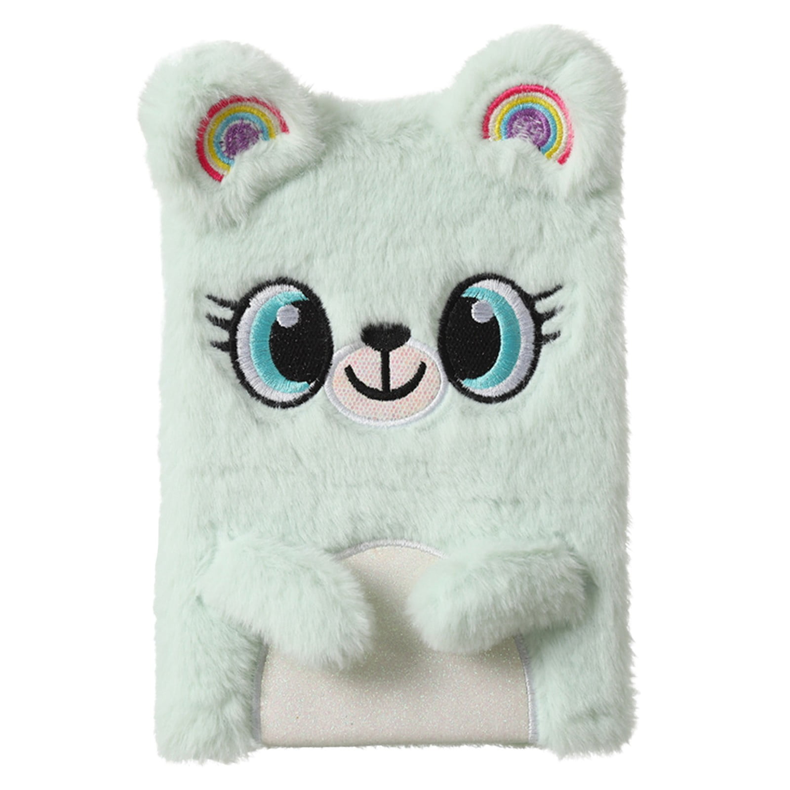 Cartoon Plush Notebook Cute Panda Girl Heart Hand Ledger Little Girl ...