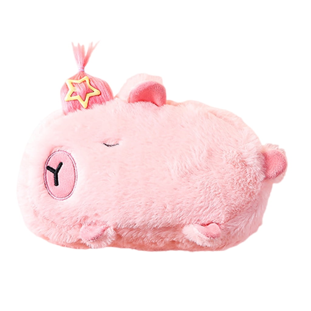 Cartoon Plush Pen Bag Cartoon Pen pouch Big Capacity Plush Pencil Case ...