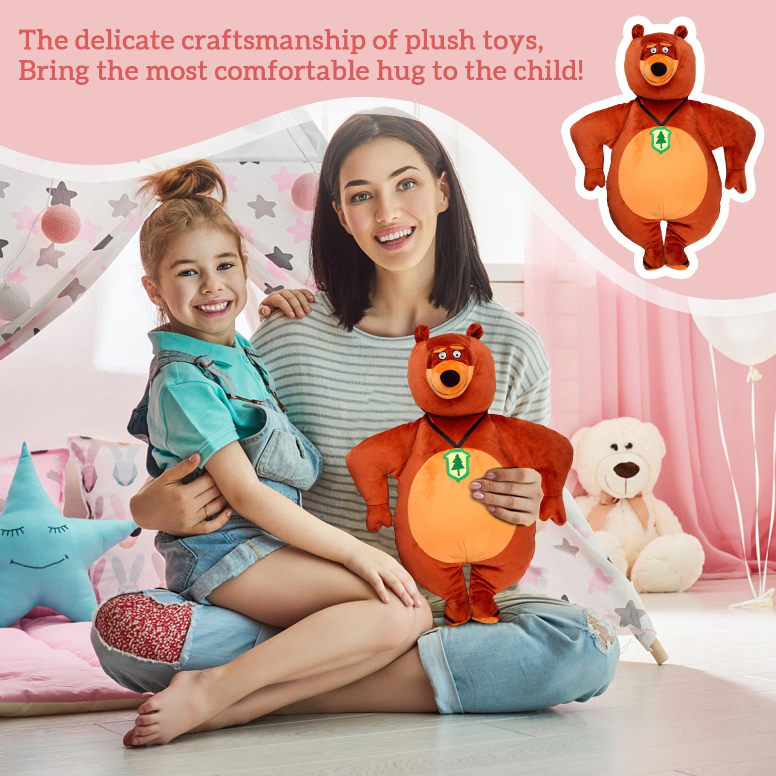 Cartoon Plush Toy 11 inch Soft Stuffed Animals - Funny Stuffed Doll ...