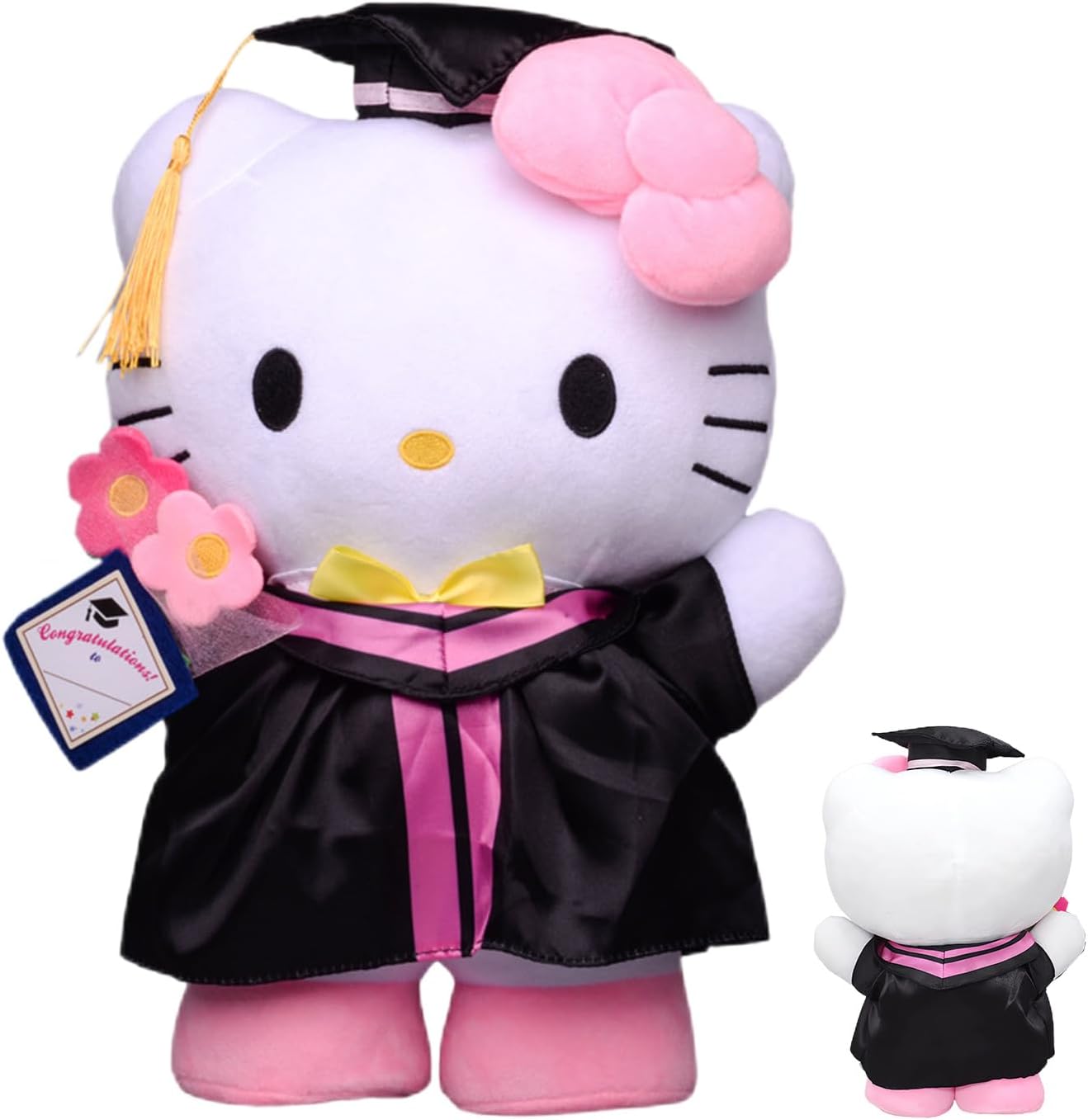 Cartoon Plush Toys 13.7" Cute Cat Graduation Plush Toys Lovely Stuffed ...
