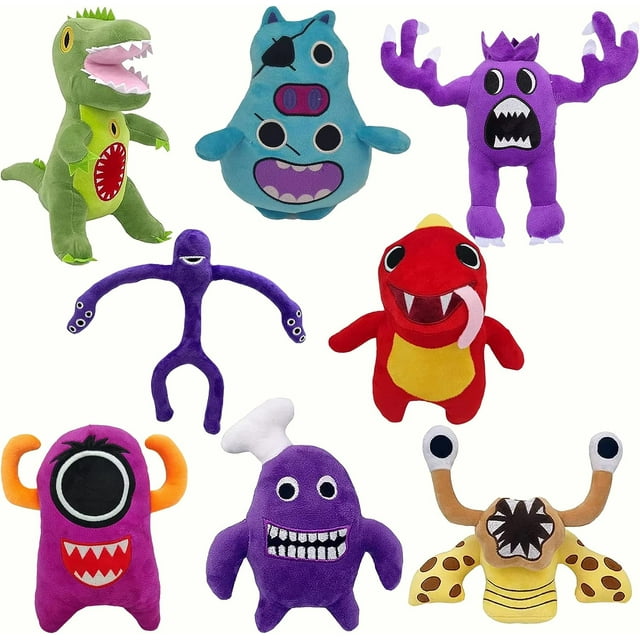 Cartoon Plush Toys Set,Cute Animal Plushies Toys for Game Fans,Horror ...