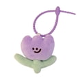 Cartoon Plush Tulip Keychain Key Holder Decor Bag Backpack Charming ...