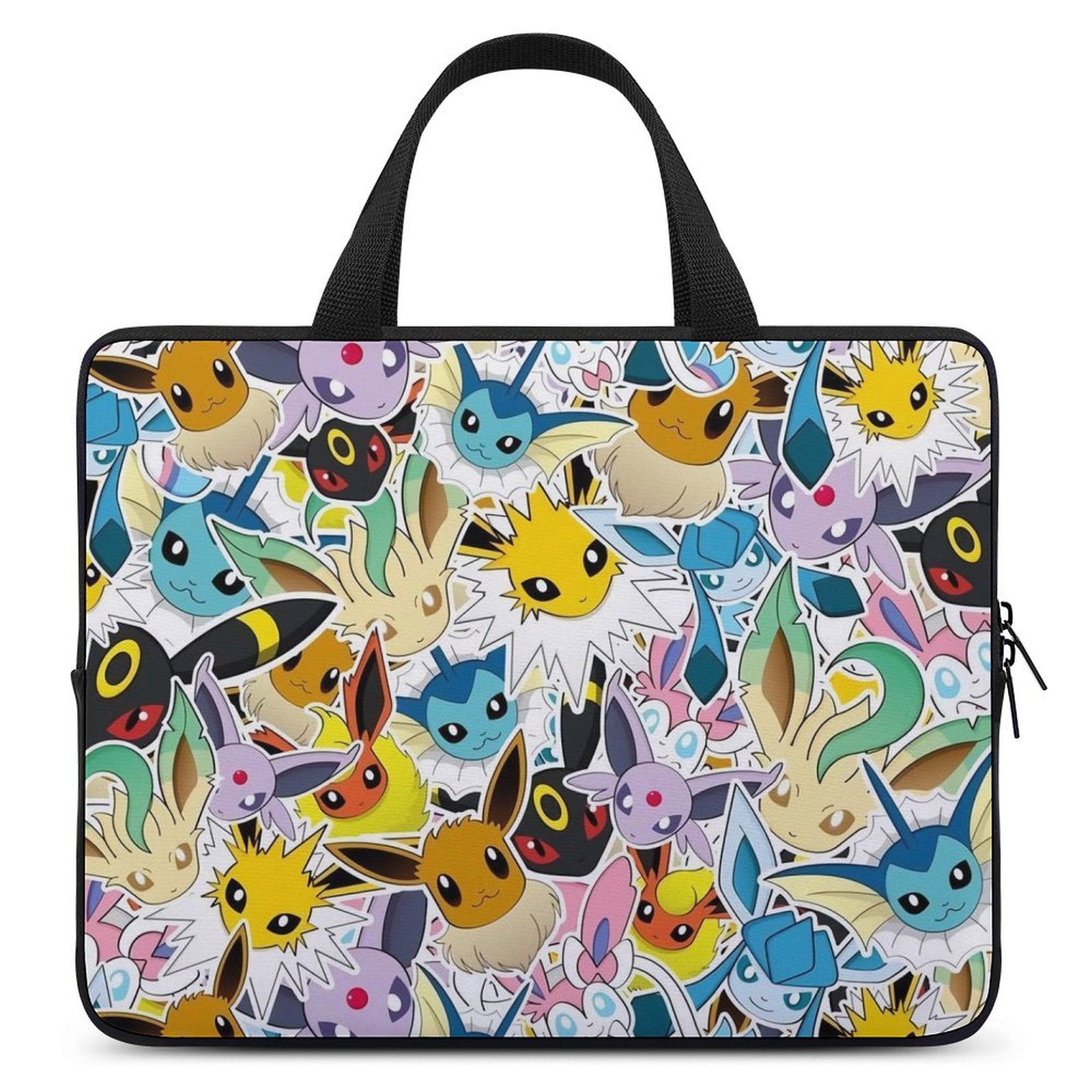 Cartoon Pokémon Eevee Laptop Bag for Women Men 17 Inch,Laptop Tote Work ...