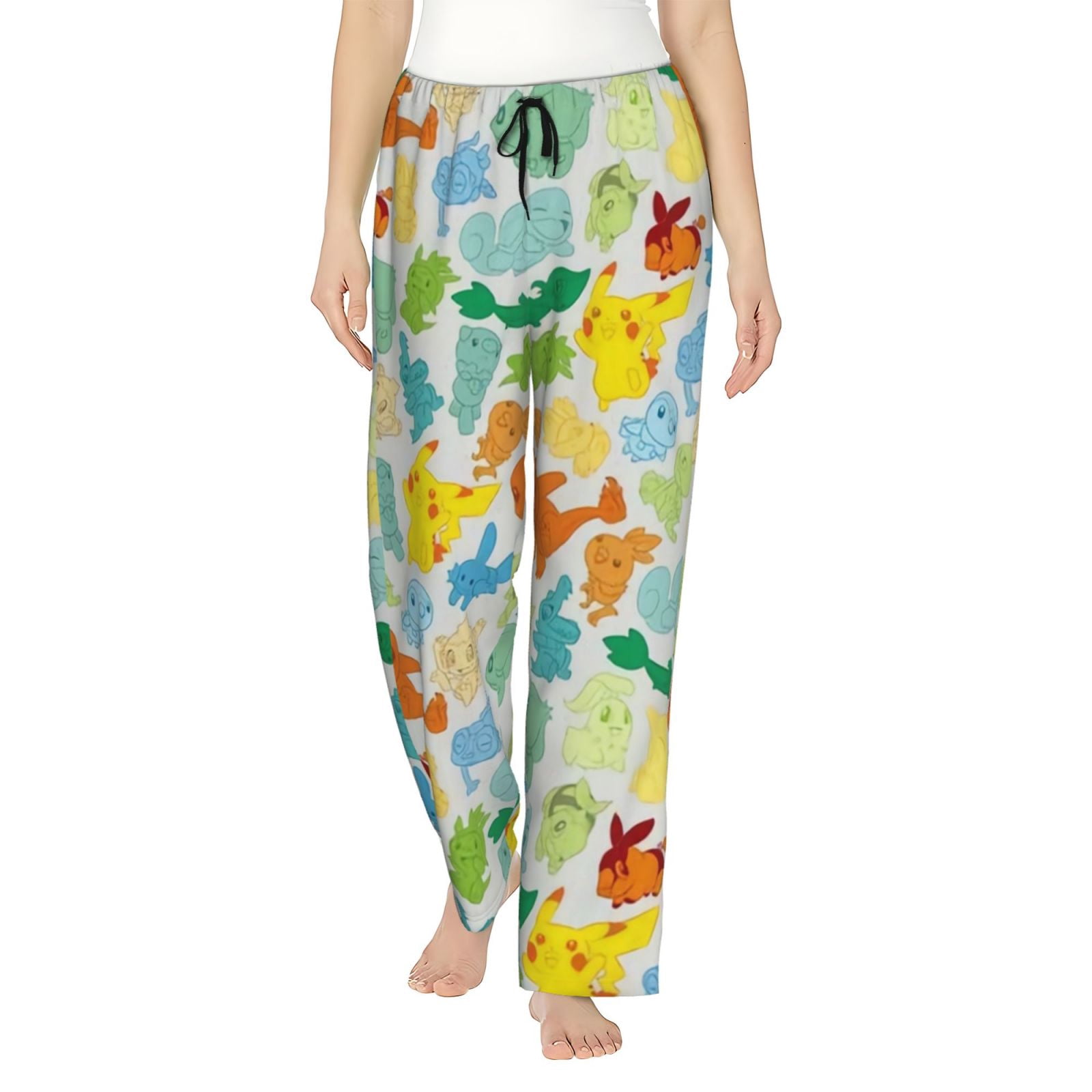 Cartoon Pokémon Pikachu 001 Women'S Pajama Pants，Soft Pajama Pants For ...