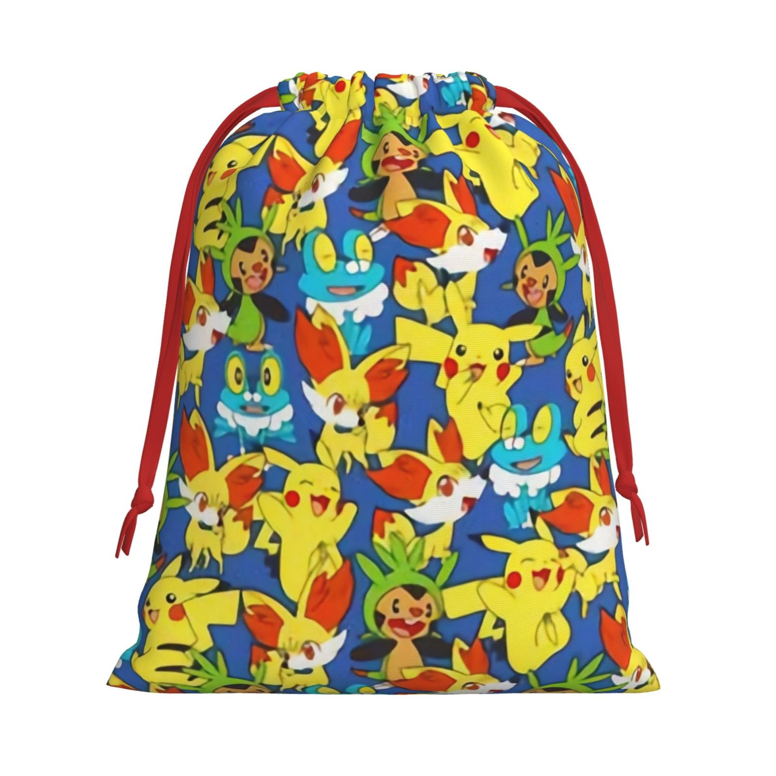Cartoon Pokémon Pikachu Drawstring Bag For Kids Adults Gifts Drawstring ...